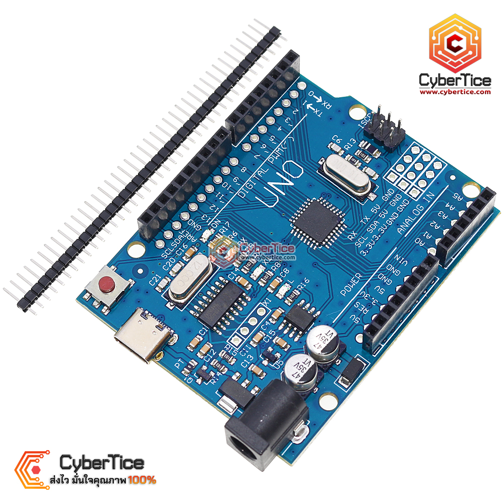 Arduino Uno R3 Smd เพิ่มพอร์ทขยายขา Usb Type C ไม่มีสายusb ขาย Arduino อุปกรณ์ Arduino คุณภาพ