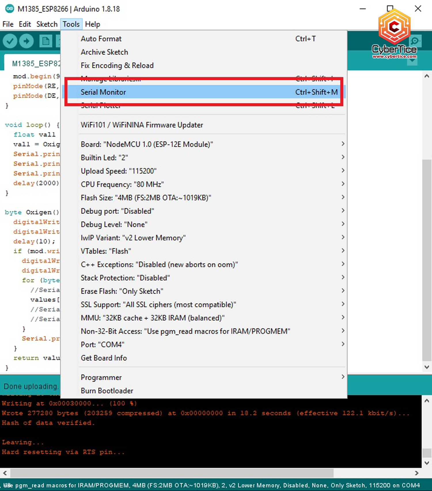 สอนใช้งาน ESP8266 เซ็นเซอร์วัดค่าออกซิเจน Oxygen Gas Module Sensor JXM-O2 0-30% เชื่อมต่อแบบ ...