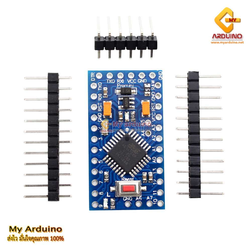 Arduino Pro Mini 328 - 5V/16MHz พร้อม Pin Header Arduino Pro mini - ขาย ...