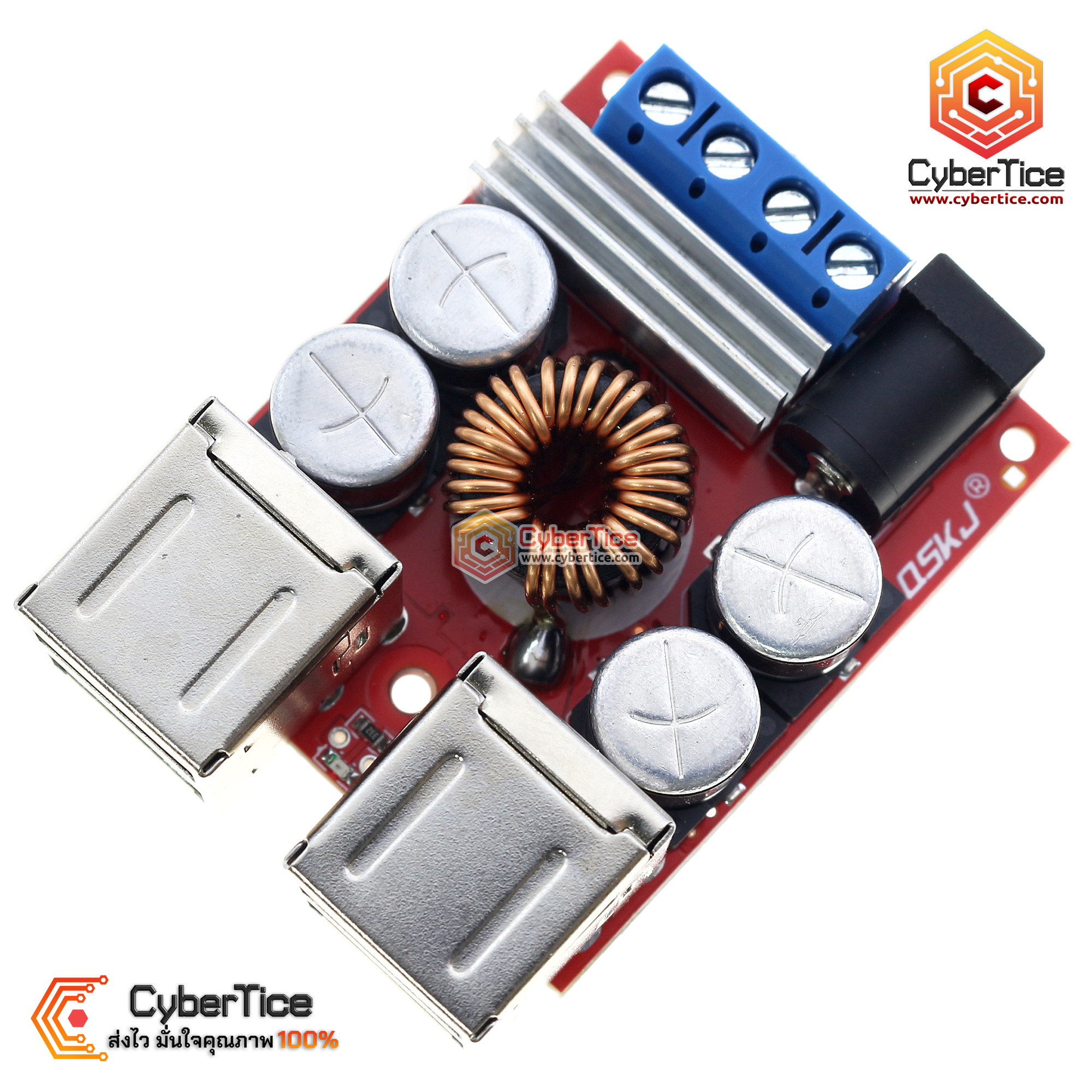 Step Down Power Module output 4 Port USB DC-DC 8-35v to 5V 8A V2.0 ...