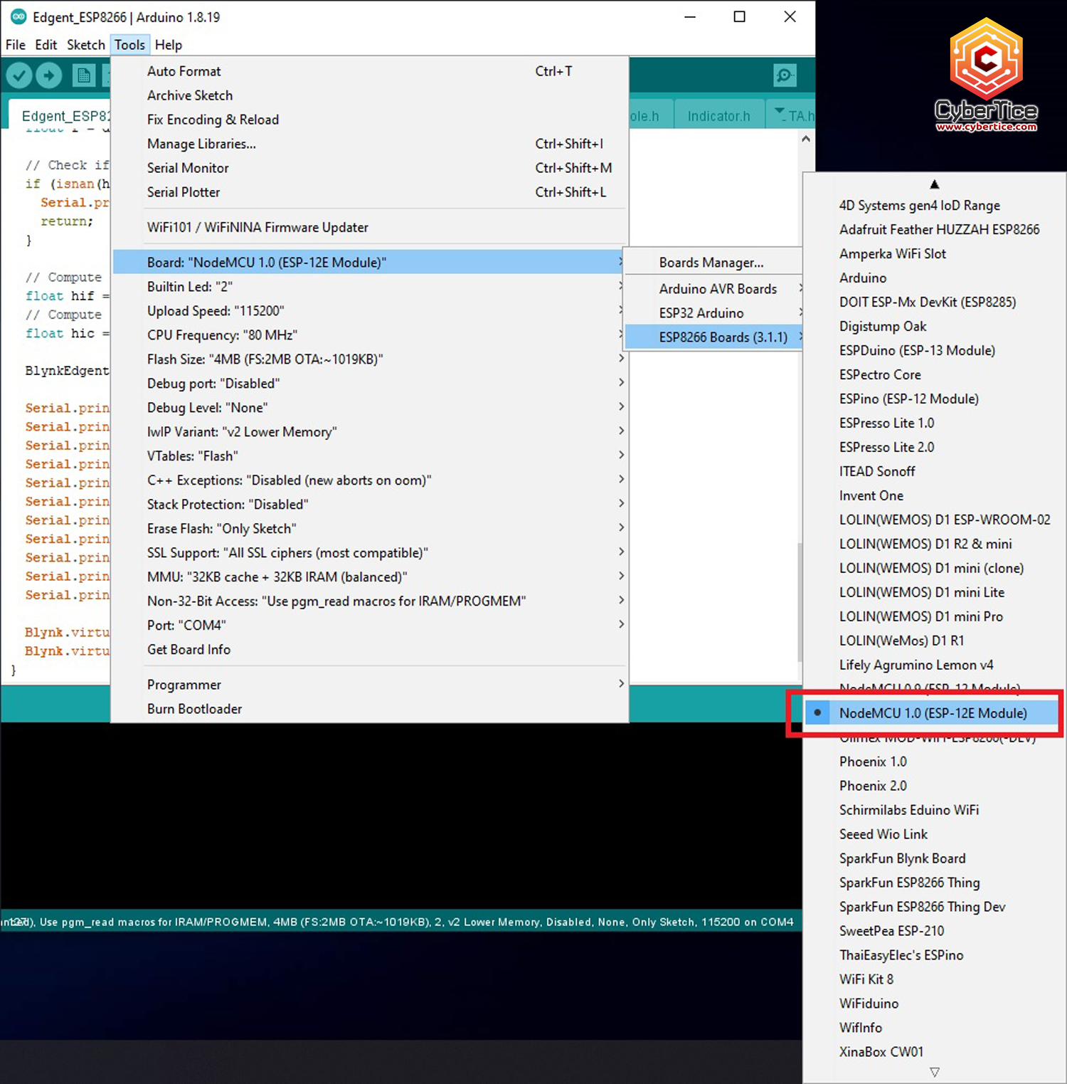 สอนใช้งาน Nodemcu Esp8266 Smart Iot Shield Relay 4ch Wi Fi App Blynk อ่านค่าอุณหภูมิและความชื้น