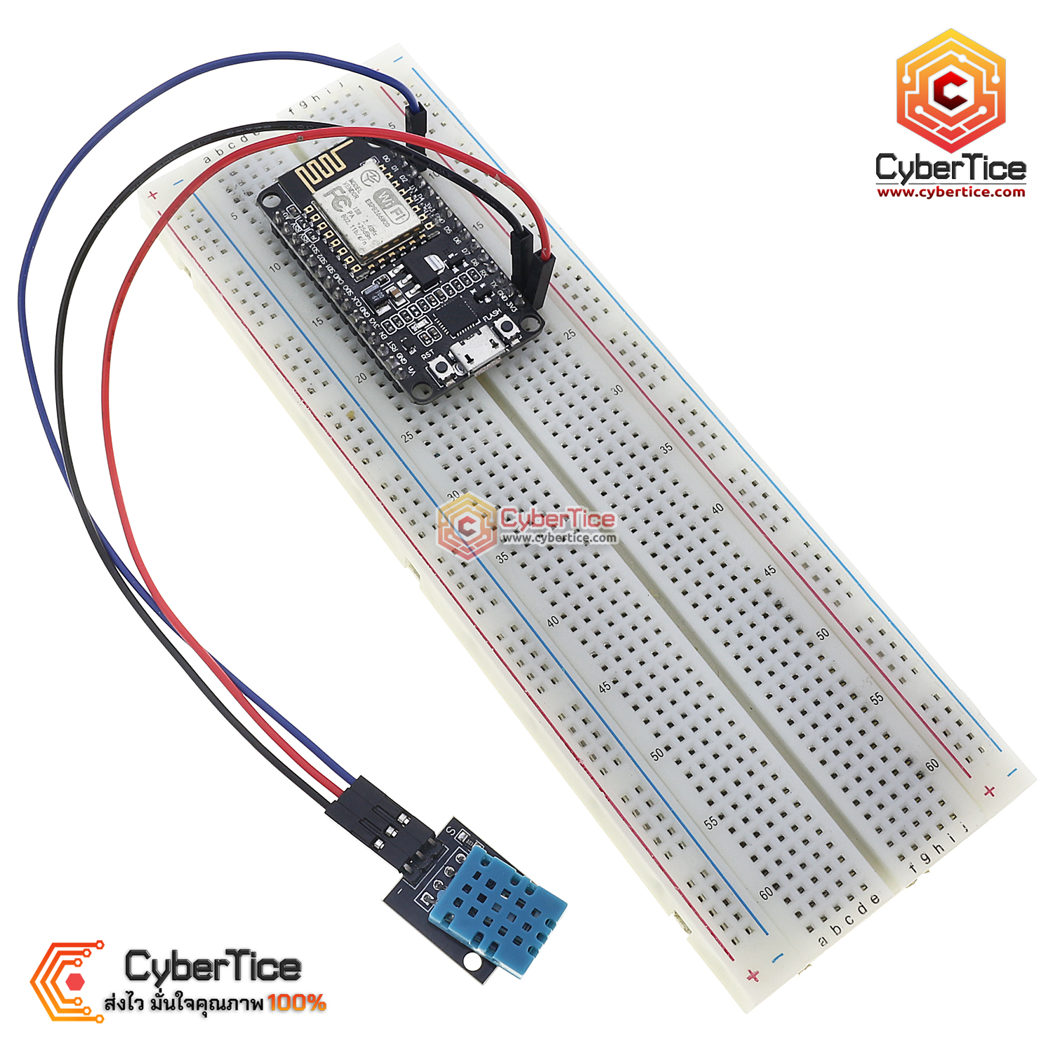 สอนใช้งาน Esp8266 Dht11 Mini เซ็นเซอร์วัดอุณหภูมิและความชื้น พร้อม Pcb ขาย Arduino อุปกรณ์