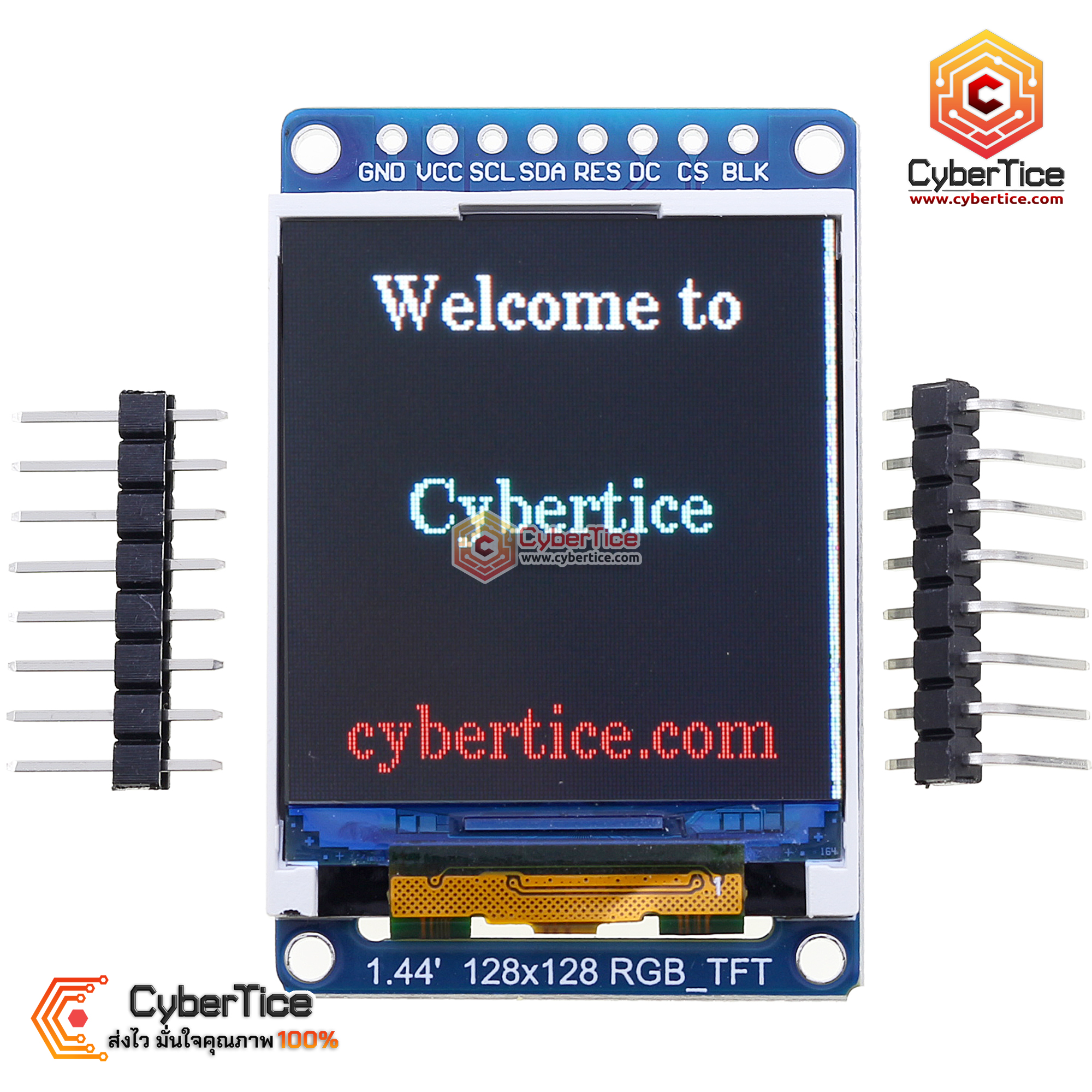 TFT Display IPS 1.44 inch 7P SPI Full Color LCD Module ST7735 for Arduino - ขาย Arduino อุปกรณ์ ...