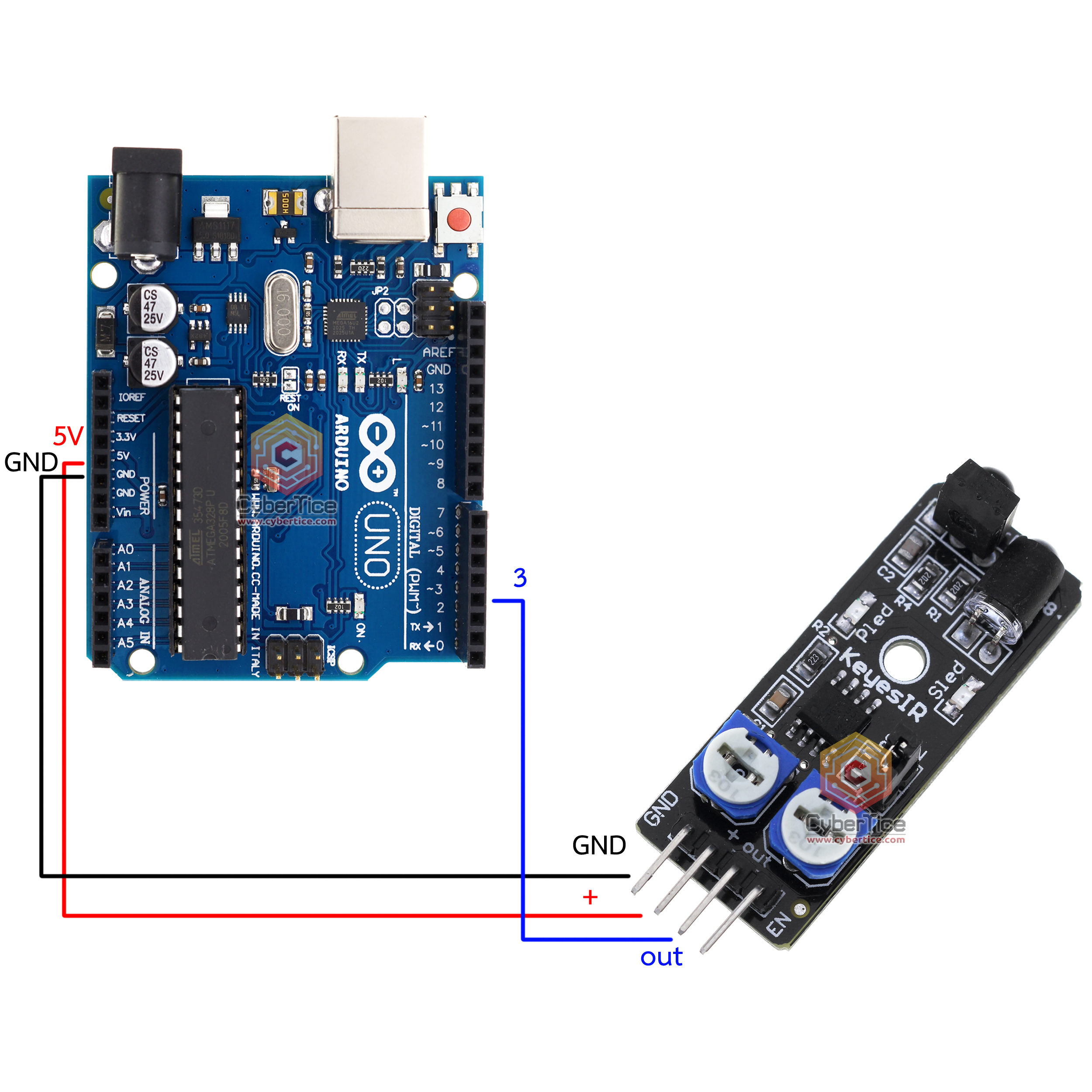 สอนใช้งาน Arduino KY-032 เซ็นเซอร์อินฟาเรด ตรวจจับวัตถุ - ขาย Arduino ...
