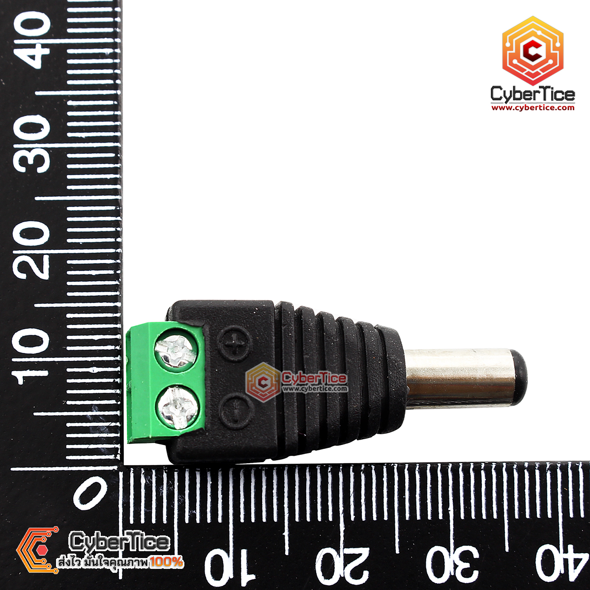 DC Jack หัวแจ็ค ตัวผู้ male Adapter Jack plug สำหรับ Arduino 2.1x5.5 mm ...