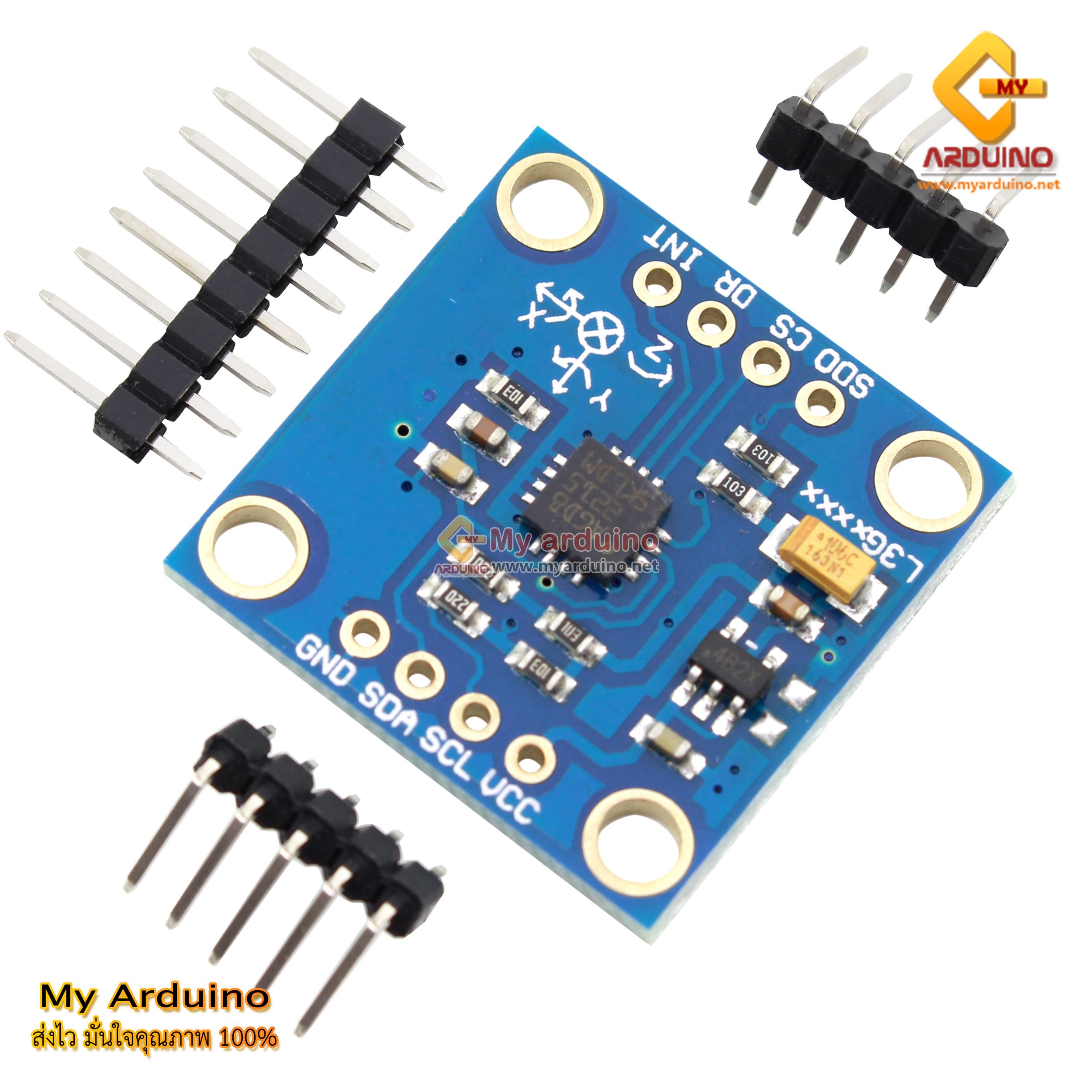GY-50 L3G4200D axis digital gyroscope sensor module angular velocity module - ขาย Arduino ...