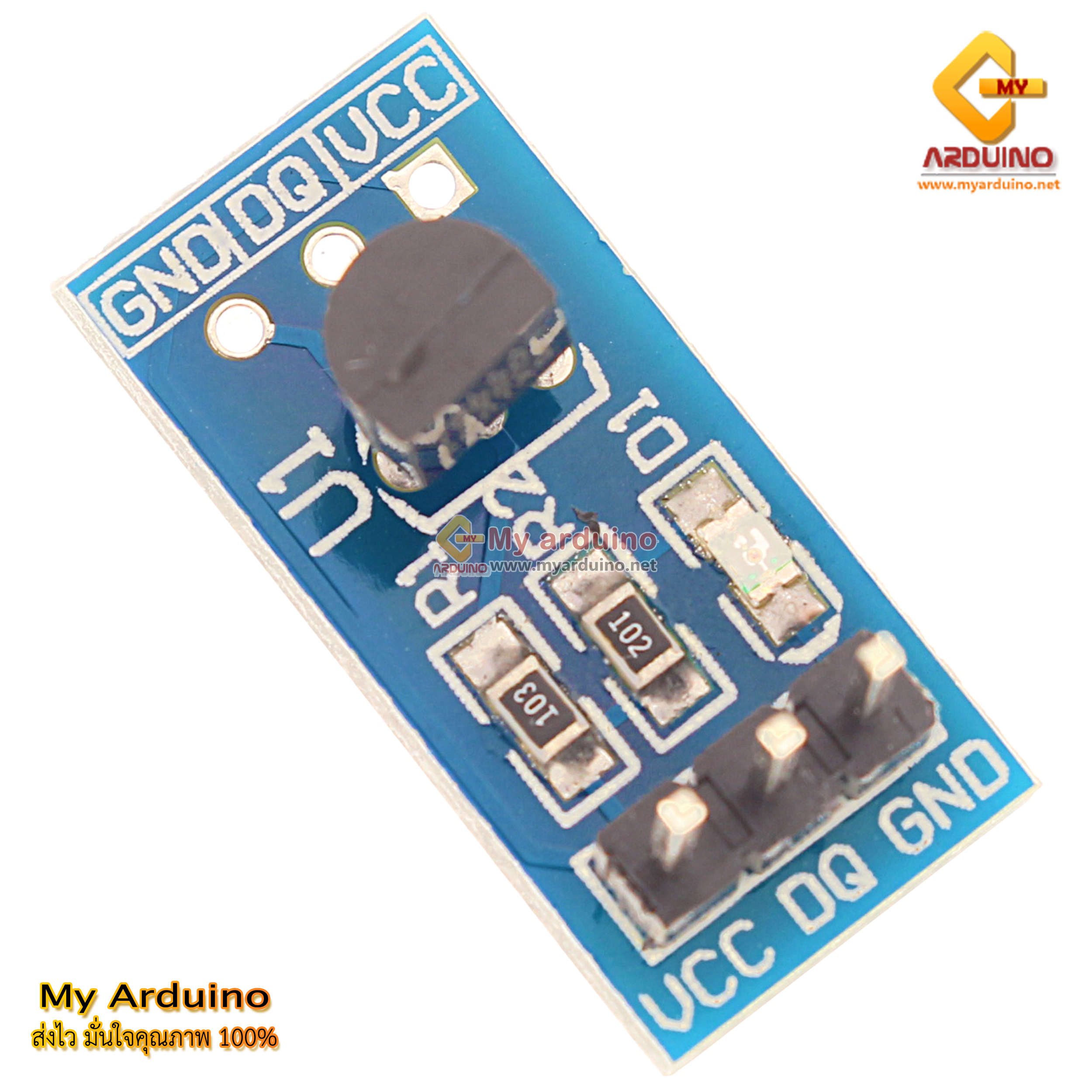 DS18B20 เซ็นเซอร์วัดอุณหภูมิ Temperature Sensor Module - ขาย Arduino ...