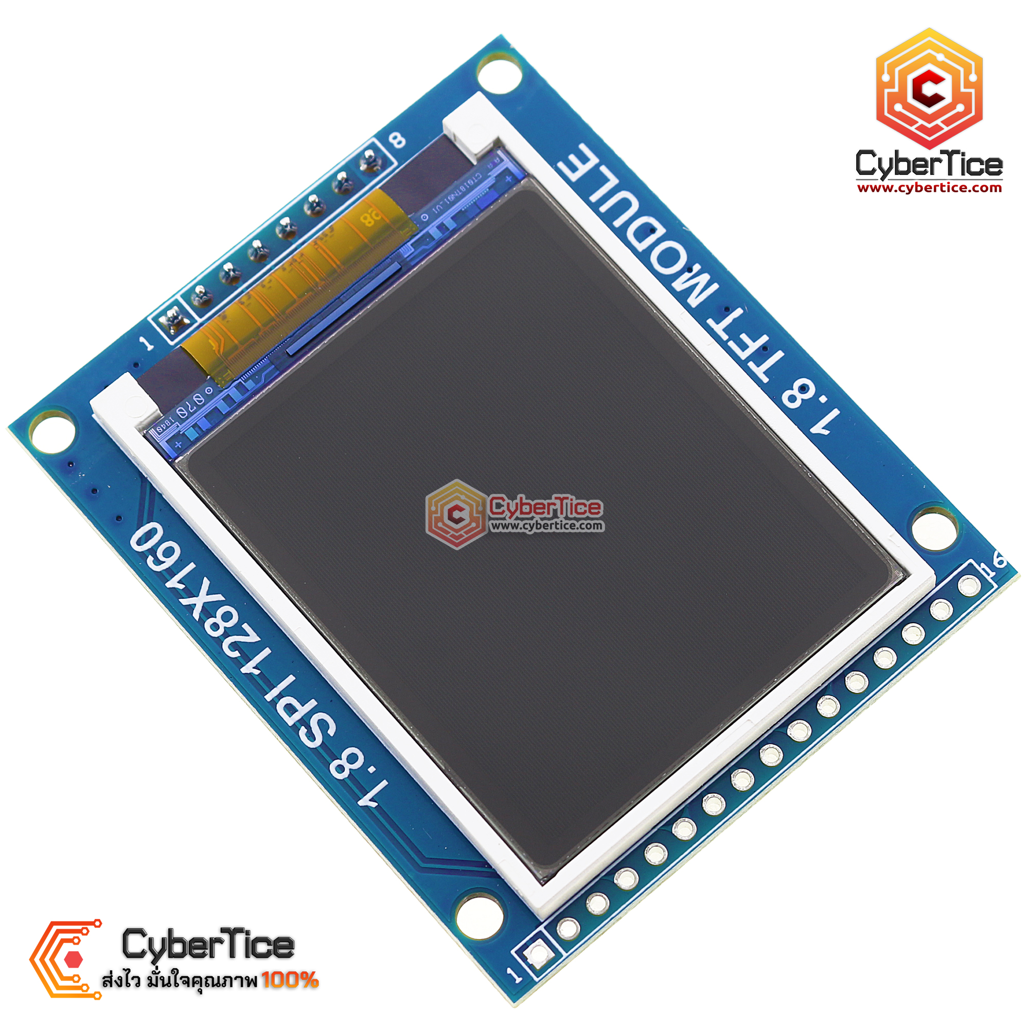 จอแสดงผล TFT LCD ขนาด 1.8" Color module 128x160 พร้อมช่องเสียบ SD Card ...
