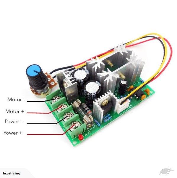 โมดูลควบคุมความเร็วมอเตอร์ Motor Speed Control PWM 10-60v 20a - ขาย Arduino อุปกรณ์ Arduino ...