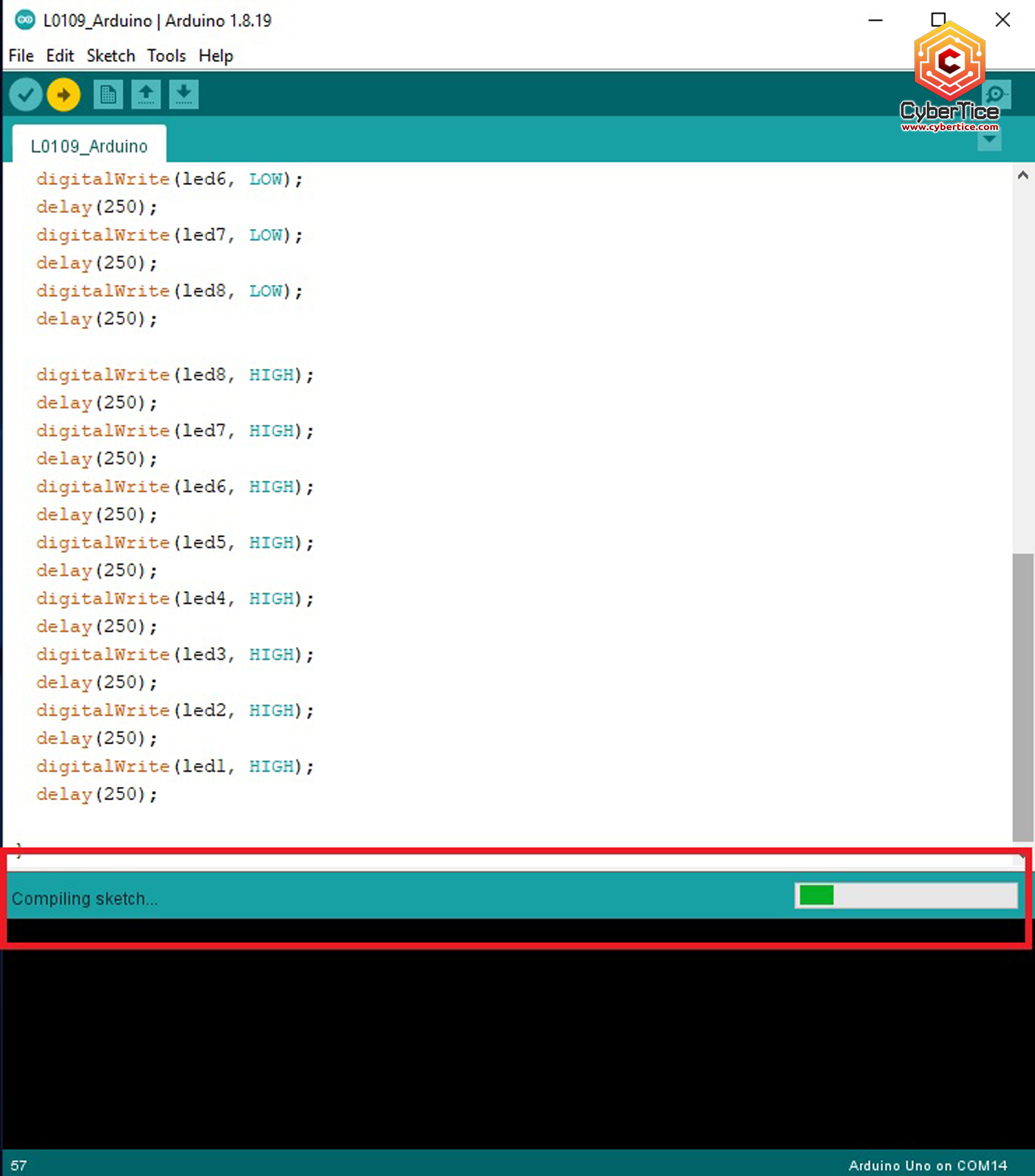 สอนใช้งาน Arduino 8 LED Bar LED Display Module Active HIGH 5V 3.3V สีแดง - ขาย Arduino อุปกรณ์ ...