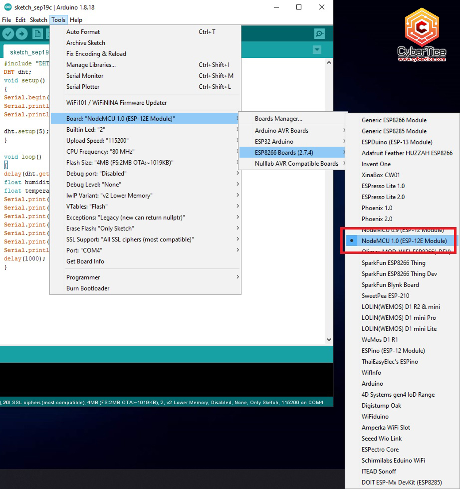 สอนใช้งาน Esp8266 Dht11 Mini เซ็นเซอร์วัดอุณหภูมิและความชื้น พร้อม Pcb ขาย Arduino อุปกรณ์