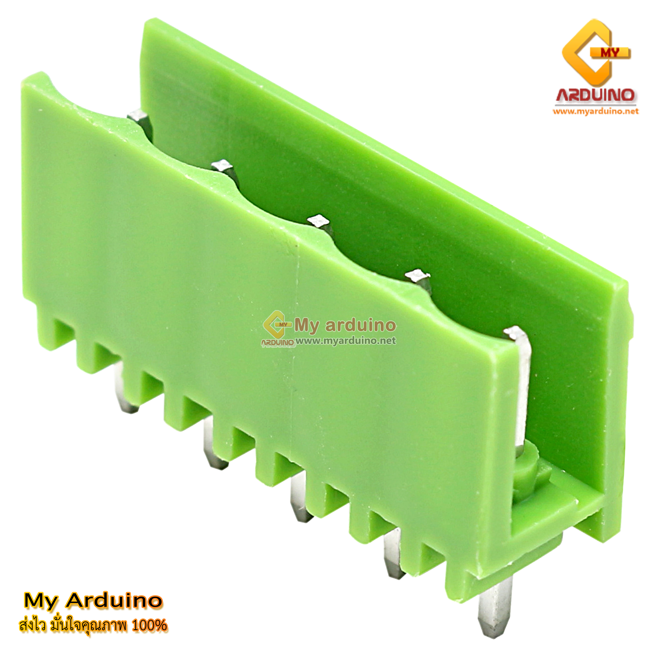 2EDG5.08 แนวตั้ง 5P ตัวเมีย สกรูเชื่อมต่อ PCB Screw Terminal Block Connector - ขาย Arduino ...