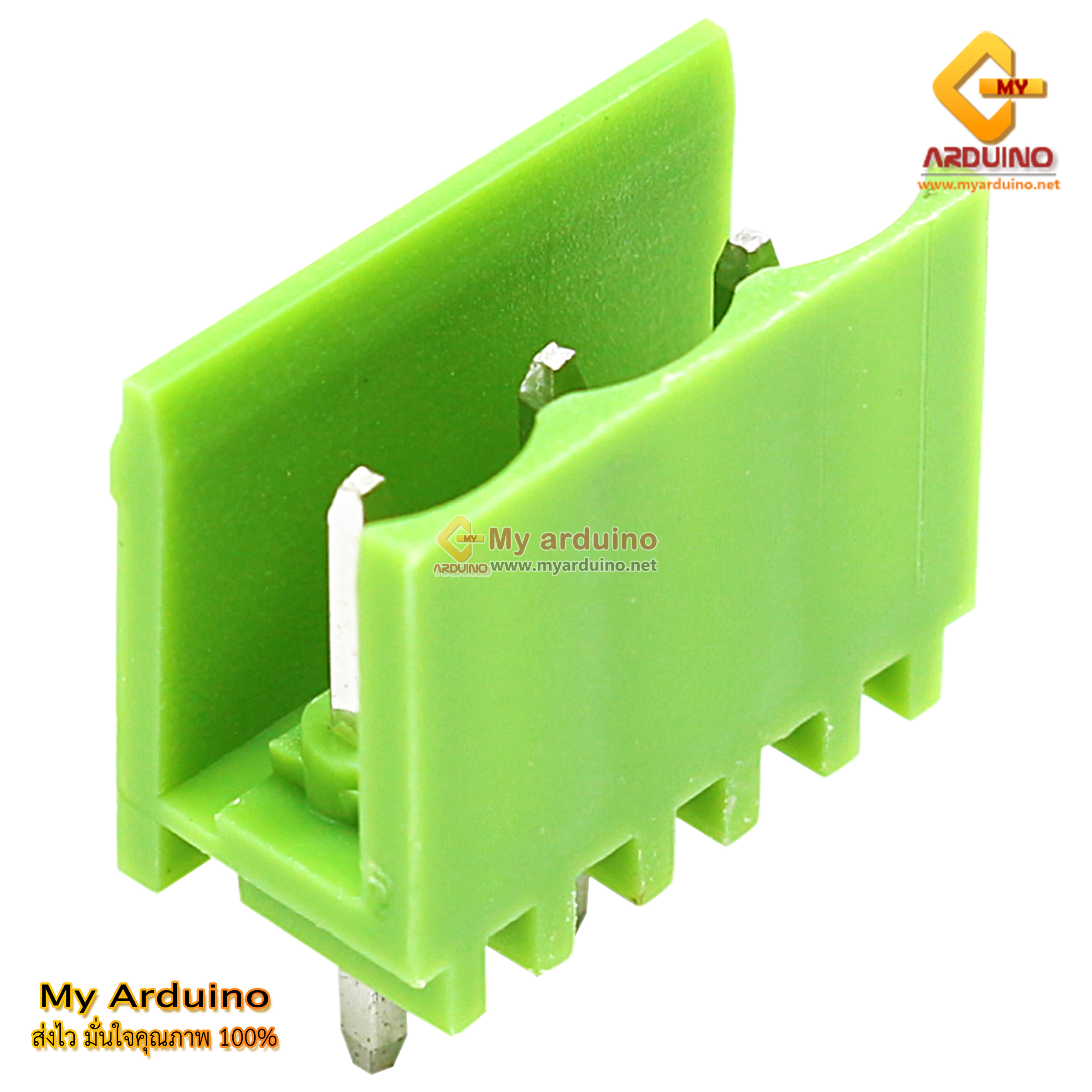 2EDG5.08 แนวตั้ง 3P ตัวเมีย สกรูเชื่อมต่อ PCB Screw Terminal Block Connector - ขาย Arduino ...