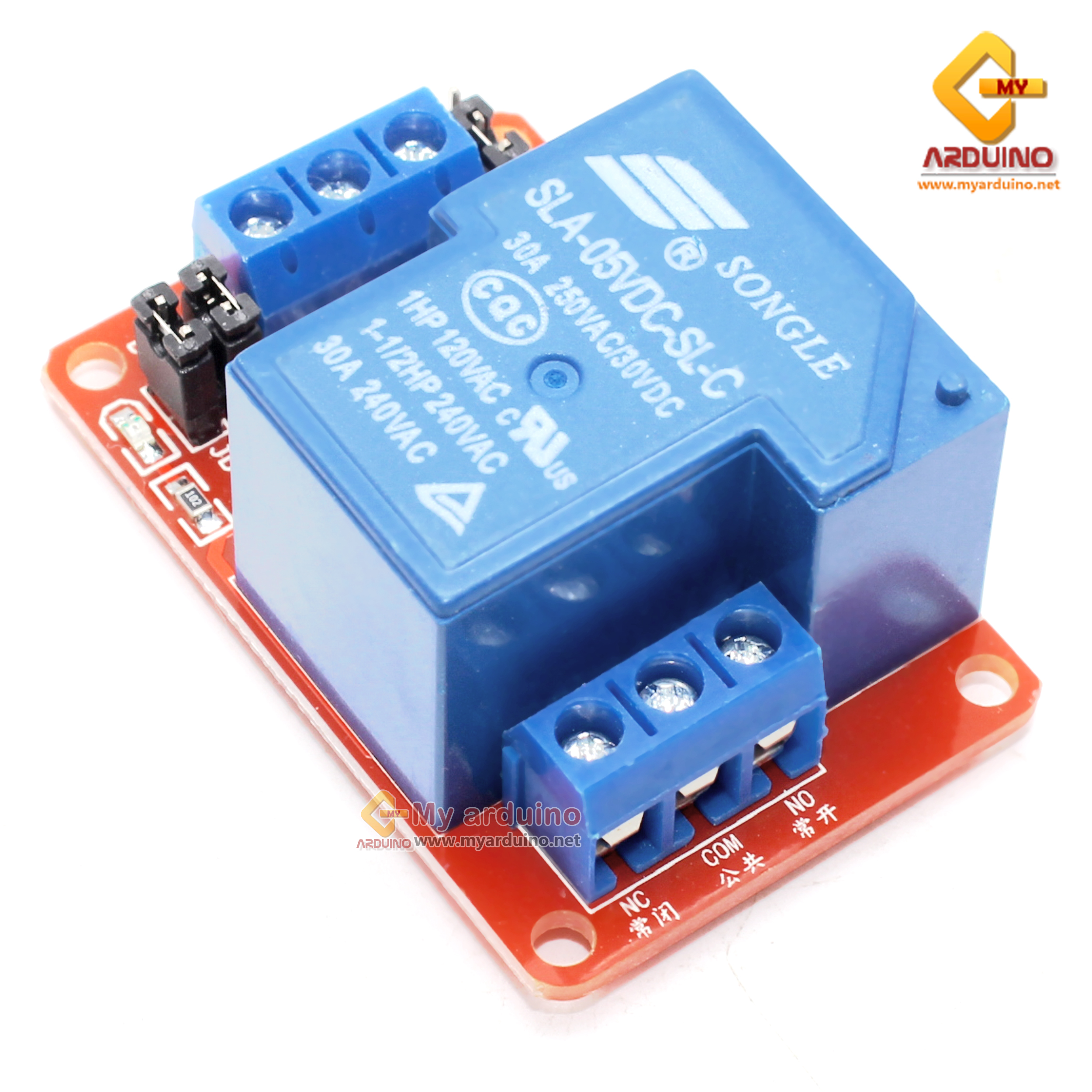 Relay Module โมดูลรีเลย์ 5V 30A 1 Channel ทำงานแบบ Active Low/High ...