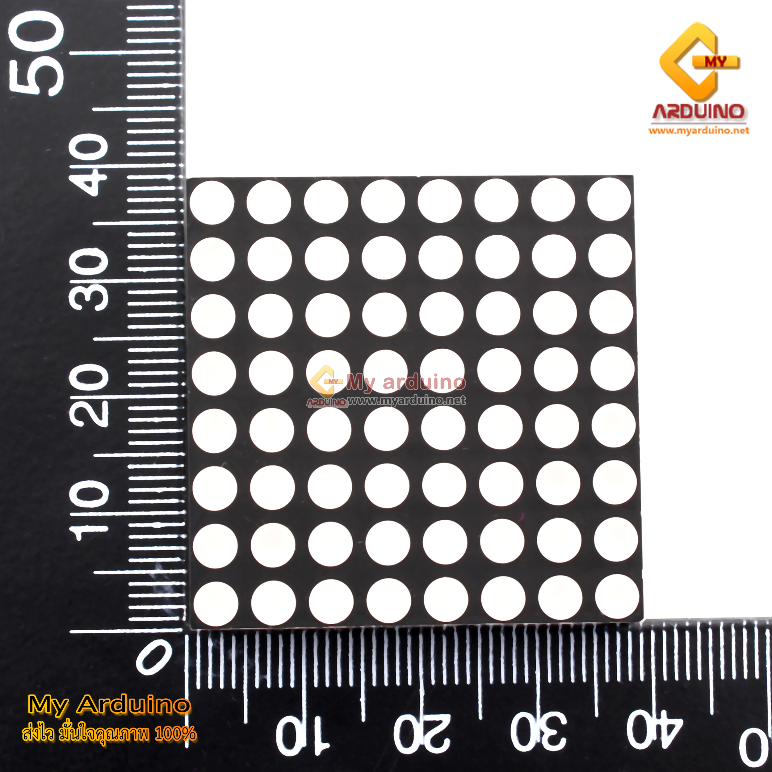 LED Dot Matrix 8x8 3.75mm Red Color common cathode สีแดง ลบร่วม - ขาย ...