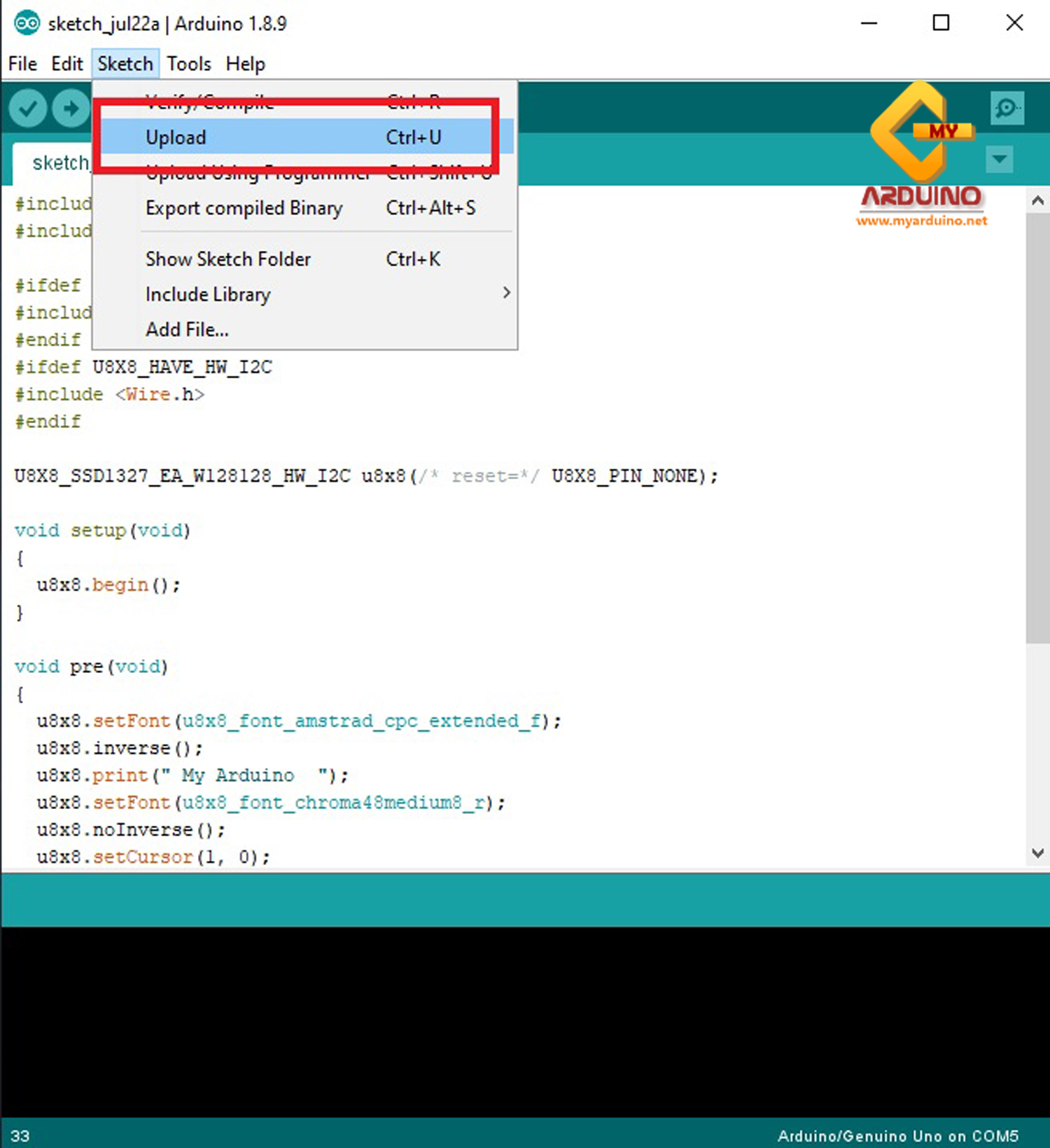 สอนใช้งาน Arduino จอแสดงผล OLED SSD1327 128x128 แบบ I2C ขนาด1.5” นิ้ว - ขาย Arduino อุปกรณ์ ...