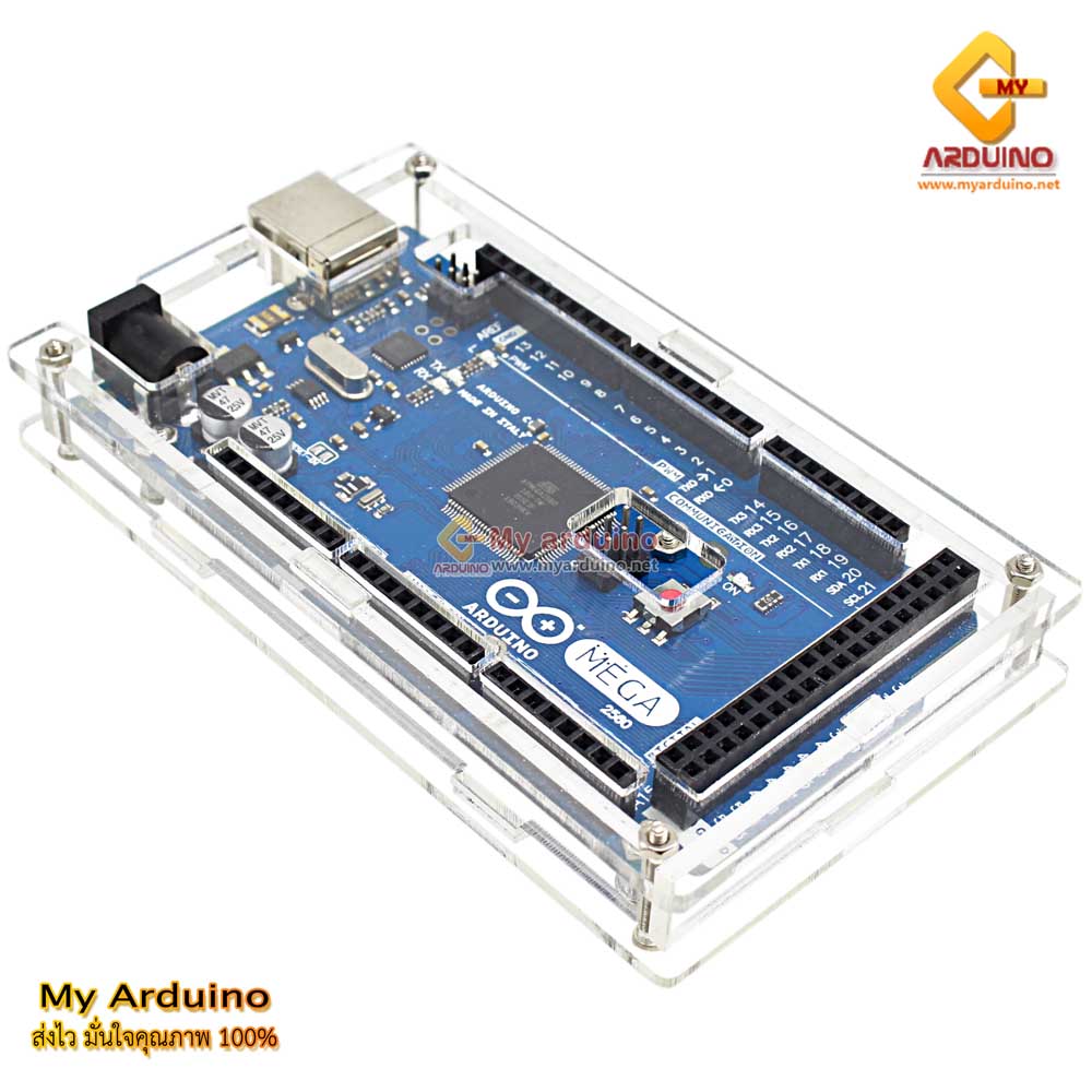 Arduino MEGA 2560 R3 Case V1 กล่องอะคริลิคแบบใส สำหรับ Arduino mega - ขาย Arduino อุปกรณ์ ...
