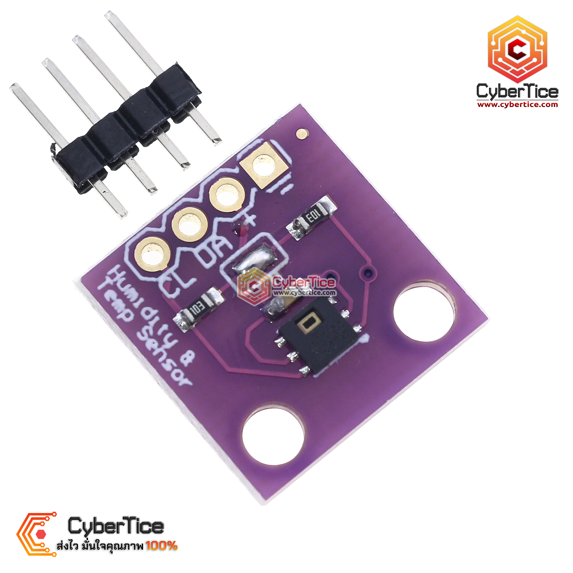 HTU21D Arduino Temperature and Humidity Sensor Module เซ็นเซอร์ความชื้นและอุณหภูมิแบบ I2C GY ...