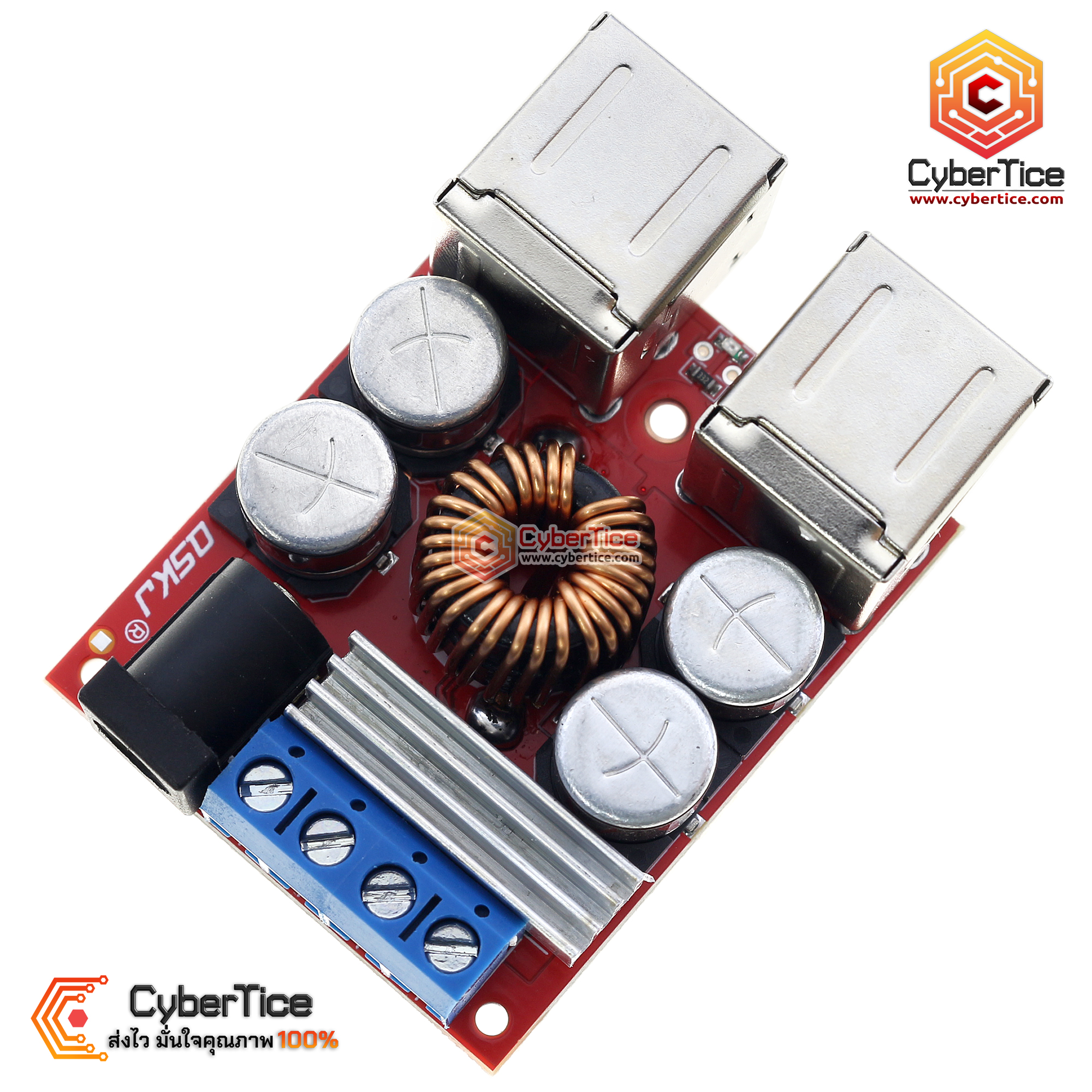Step Down Power Module output 4 Port USB DC-DC 8-35v to 5V 8A V2.0 ...