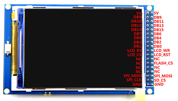 TFT 3.2" LCD module Display for Arduino Mega2560 - ขาย Arduino อุปกรณ์ ...