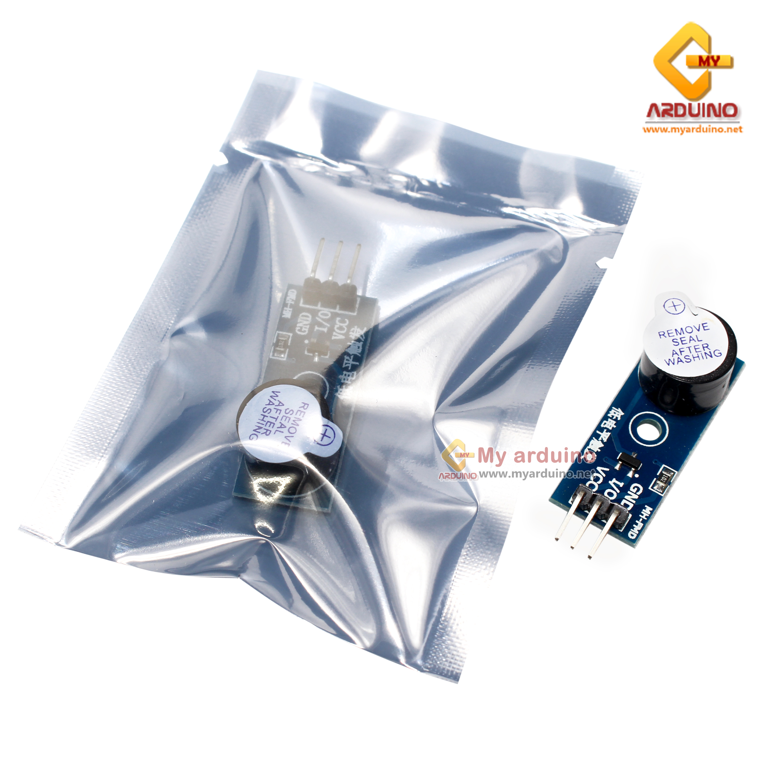 Active Buzzer Module โมดูลเสียงบัซเซอร์ สำหรับ Arduino 33 5v ขาย Arduino อุปกรณ์ Arduino