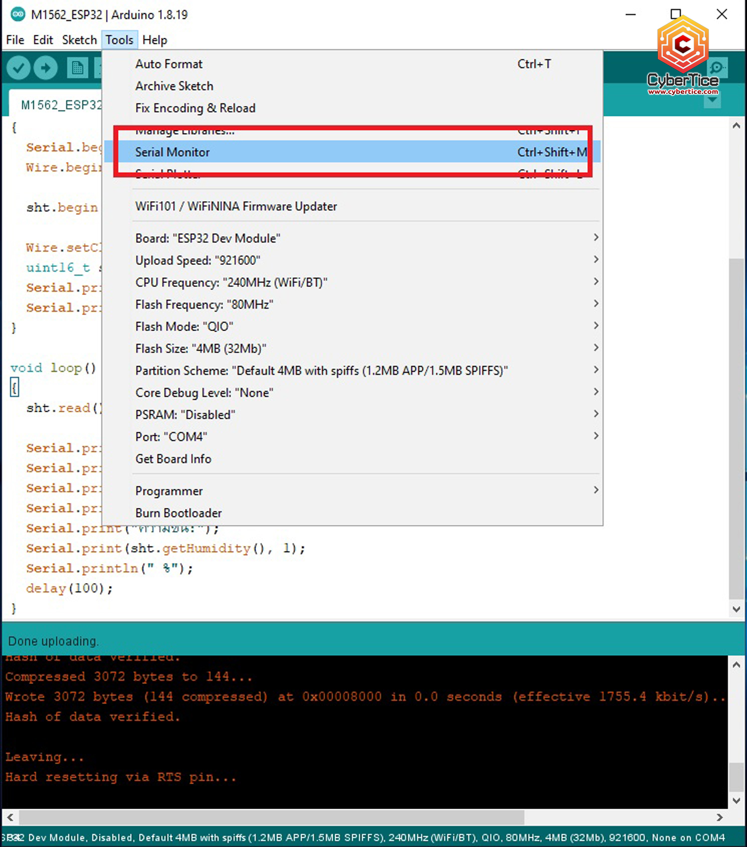 สอนใช้งาน ESP32 SHT30 เซ็นเซอร์วัดอุณหภูมิและความชื้นความแม่นยำสูง I2c Temperature Humidity ...