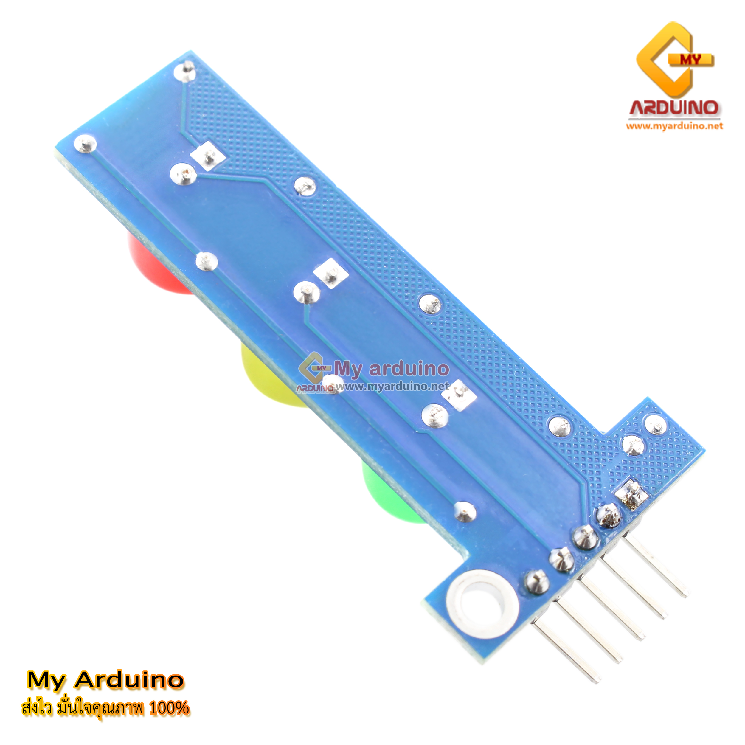 LED Module 3 traffic light 10mm โมดูล LED 3 สี ไฟจราจร - ขาย Arduino ...