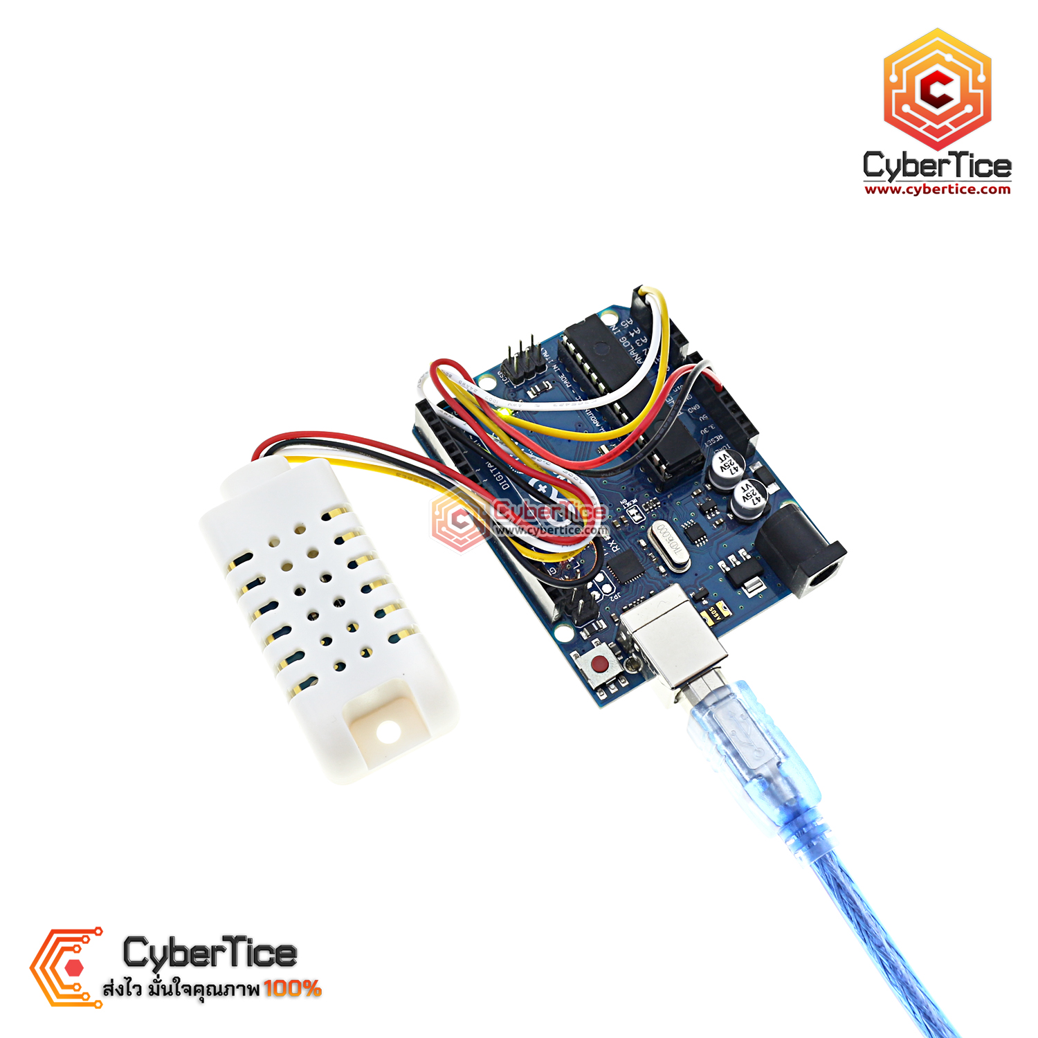 สอนใช้งาน Arduino Sht30 เซ็นเซอร์วัดอุณหภูมิและความชื้น Digital Output ขาย Arduino อุปกรณ์