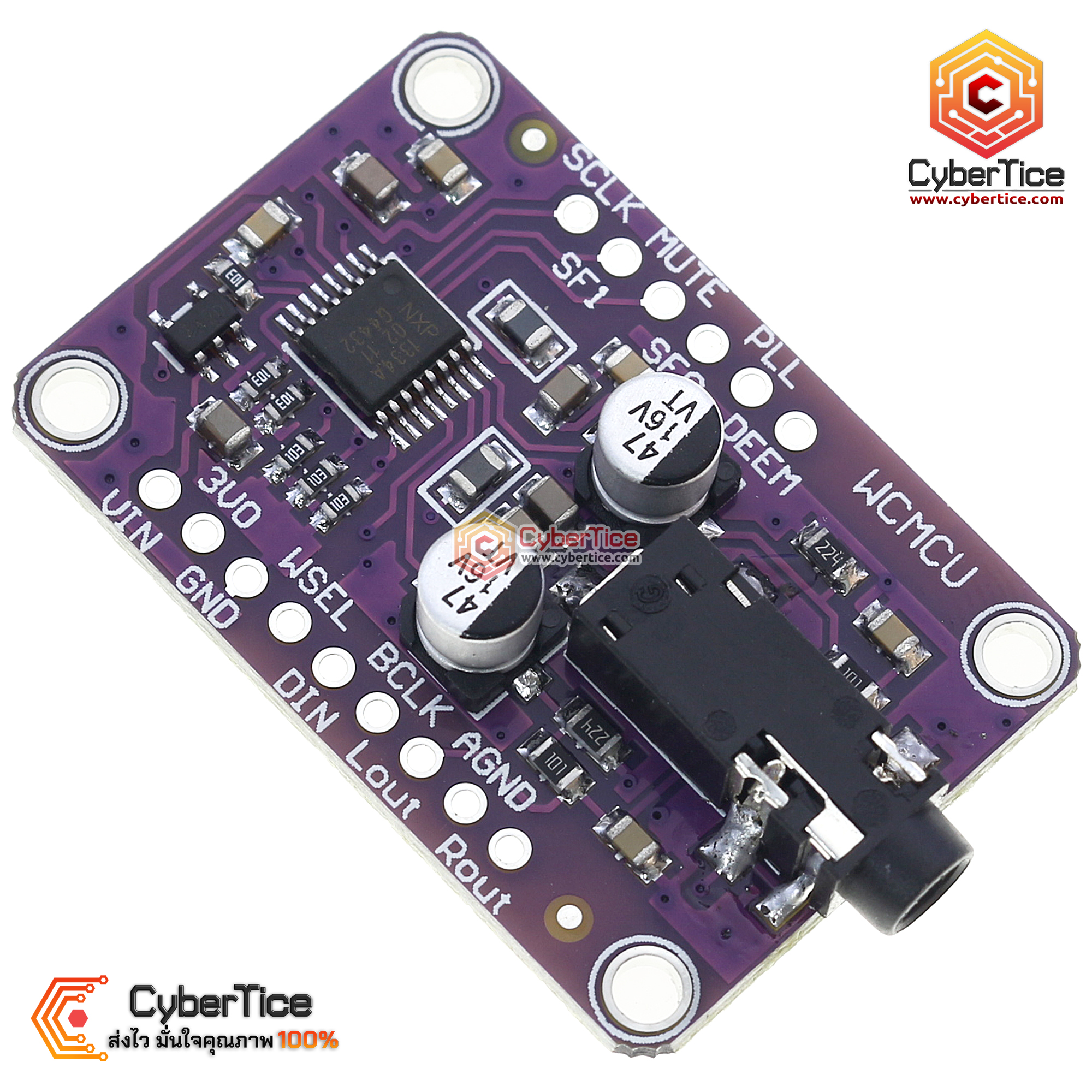 UDA1334A I2S DAC Audio Stereo Decoder Module - ขาย Arduino อุปกรณ์ ...