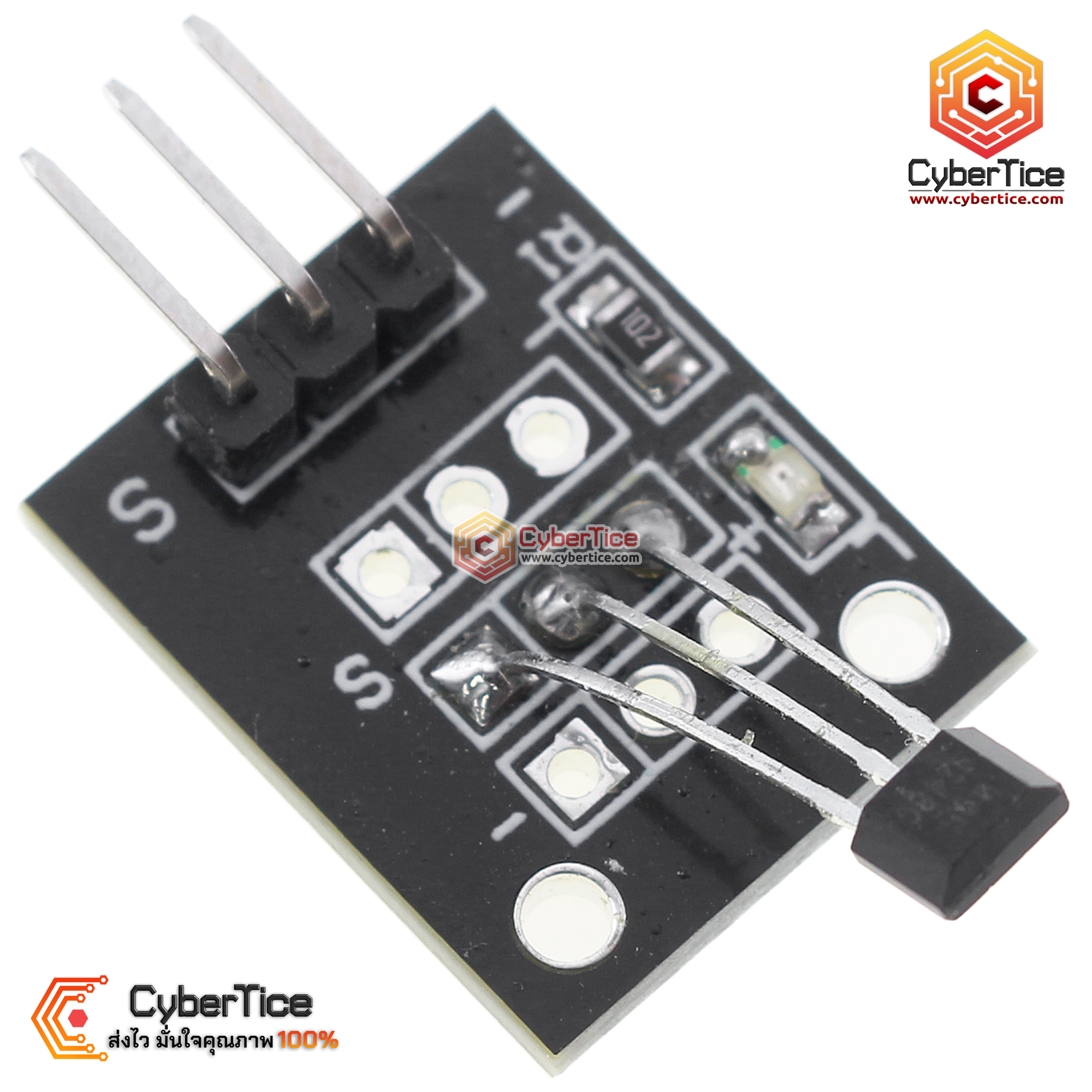 Hall effect magnetic sensor module 49E KY-035 - ขาย Arduino อุปกรณ์ ...
