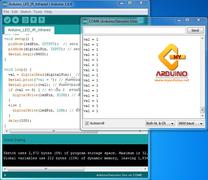 สอนใช้งาน Arduino เซ็นเซอร์ตรวจจับวัตถุ Ir Infrared ขาย Arduino อุปกรณ์ Arduino คุณภาพดี ราคา