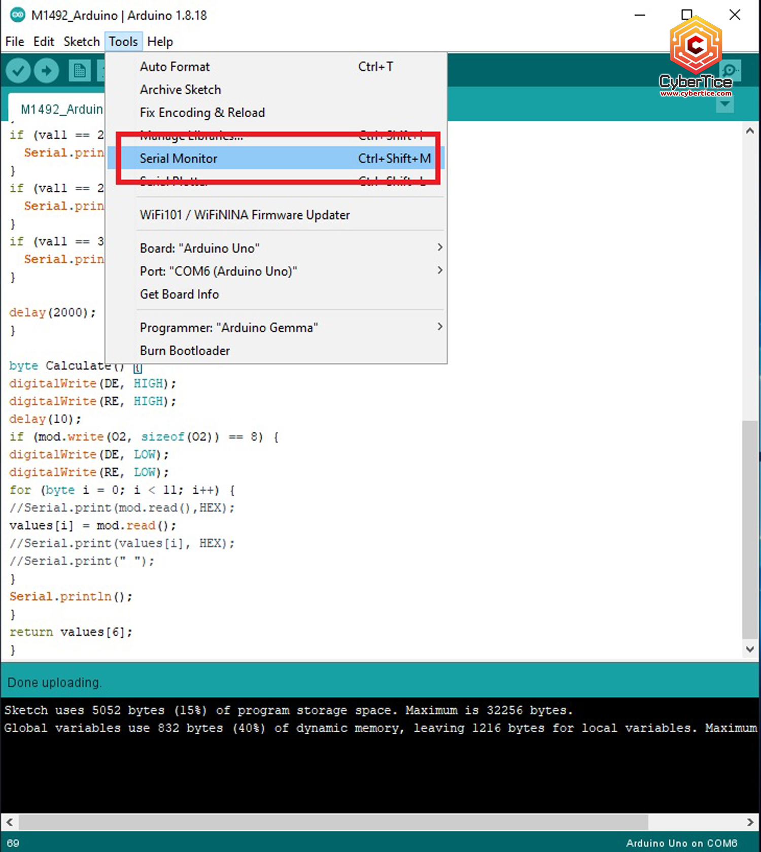 สอนใช้งาน Arduino เซ็นเซอร์วัดทิศทางลม RS485 หมุนได้ 360 องศา โลหะ wind direction sensor รุ่น PR ...