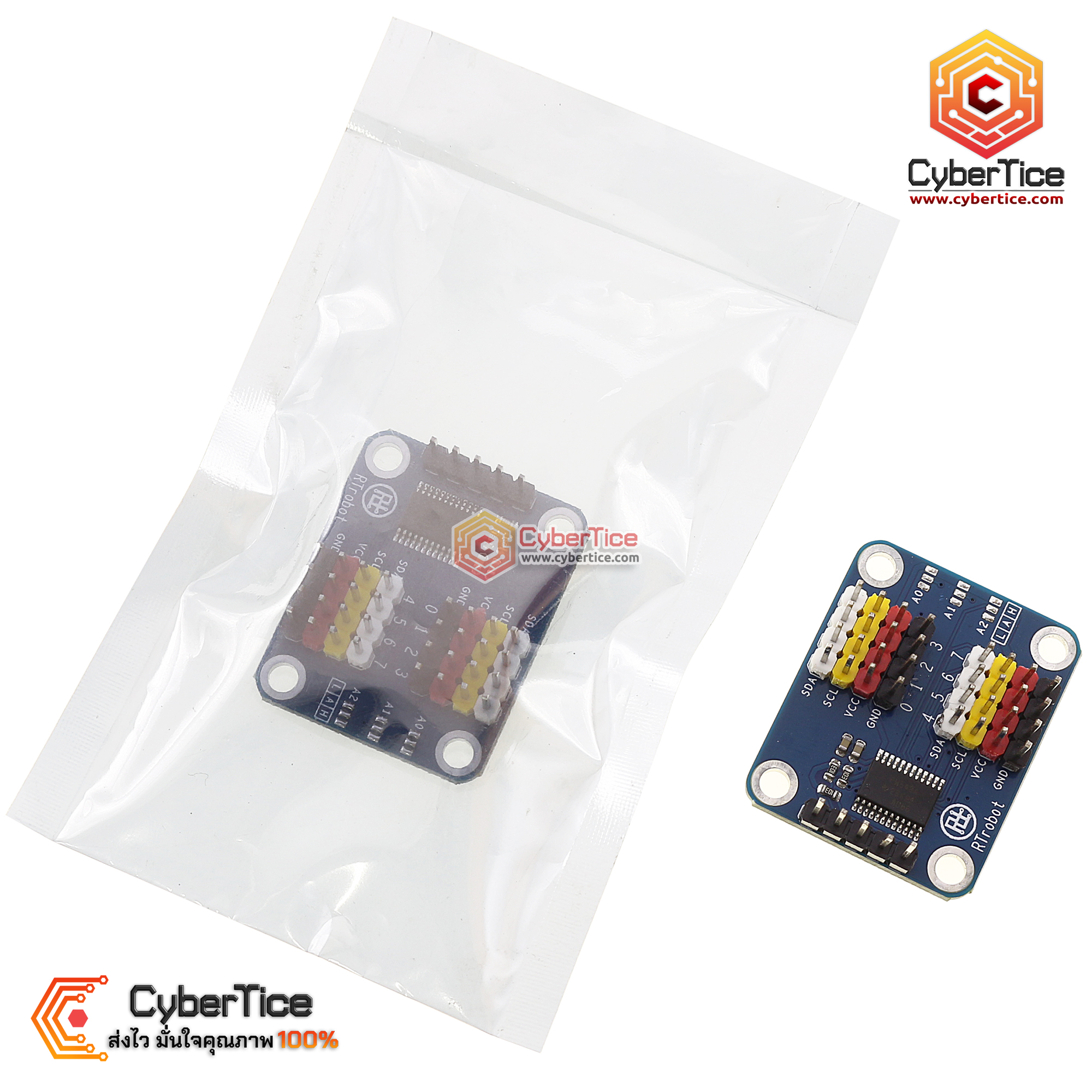 Tca9548a Iic โมดูลขยายขา I2c Multiplexer โมดูลมัลติเพล็กซ์แบบ I2c 8ช่อง ขาย Arduino อุปกรณ์