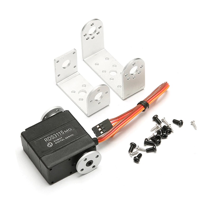 RDS3115 Servo Motor Arduino แกนคู่ 0-270 องศา ชุดเซอร์โวพร้อมลิ้งค์ เฟืองโลหะทั้งหมด - ขาย ...