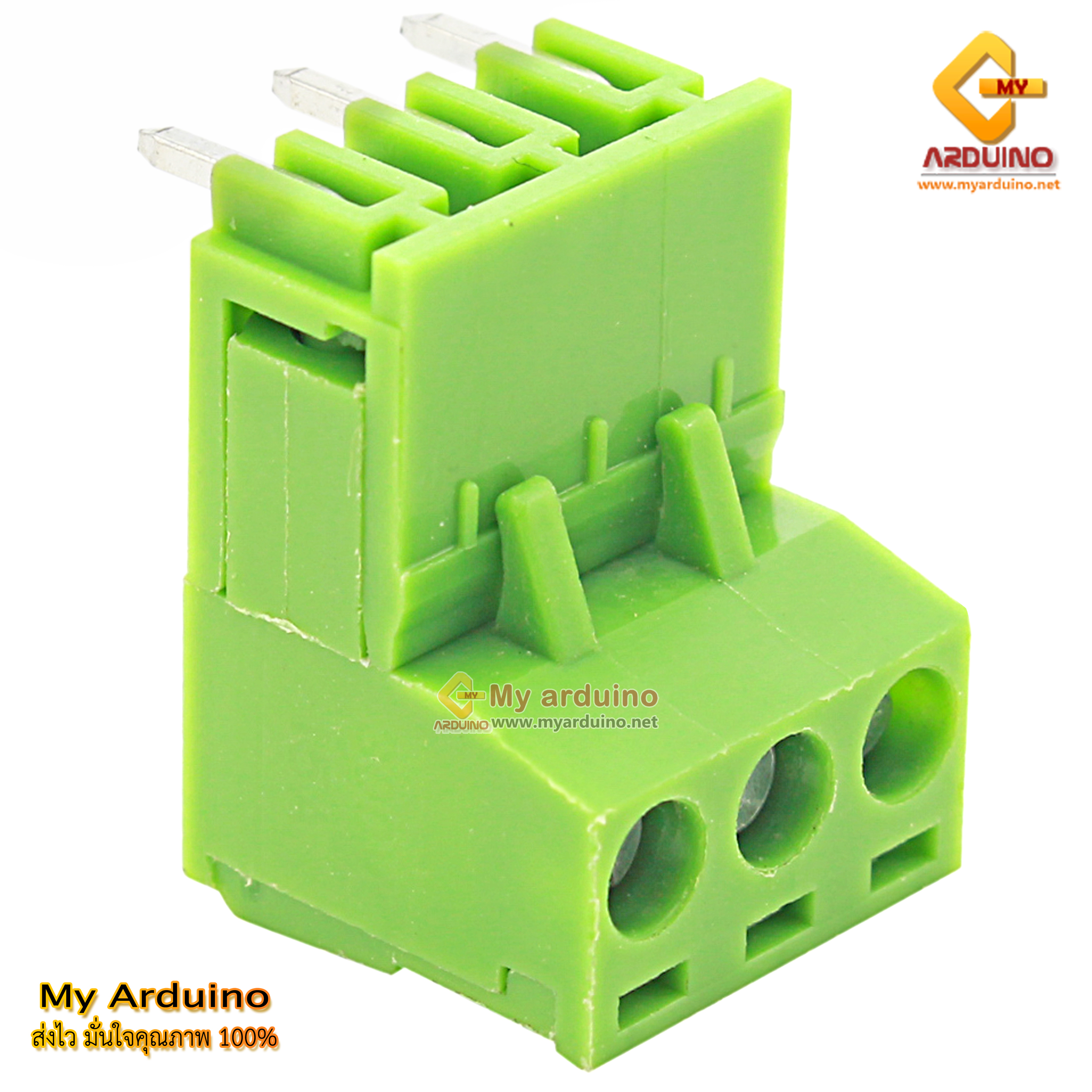 2EDG5.08 3P ตัวผู้ สกรูเชื่อมต่อ PCB Screw Terminal Block Connector - ขาย Arduino อุปกรณ์ ...