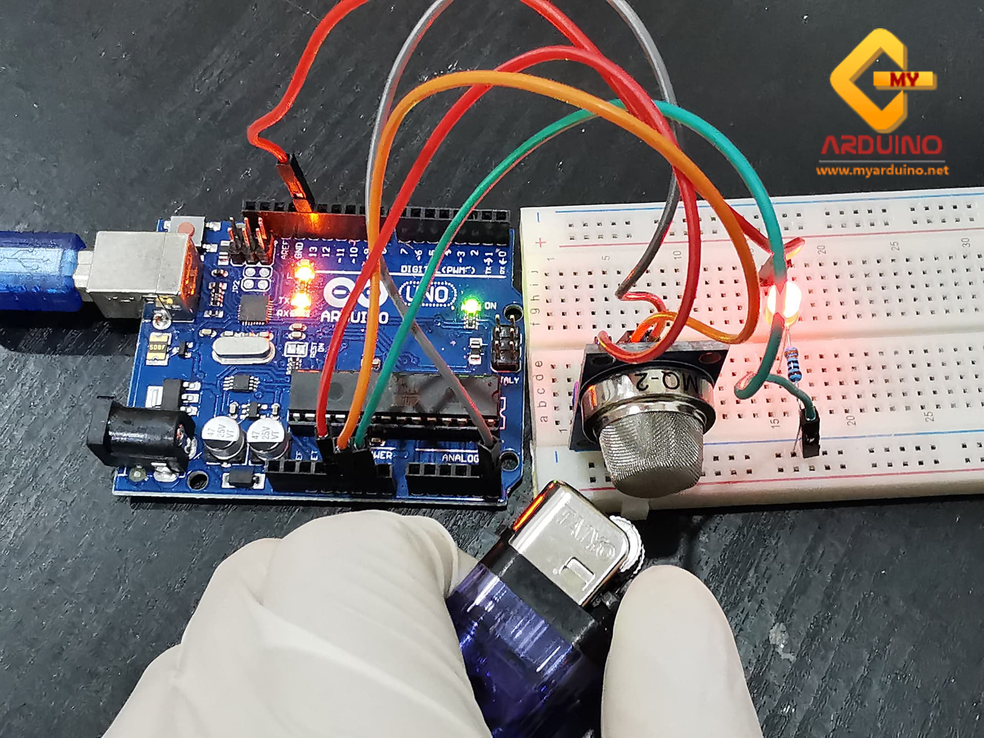 สอนใช้งาน Arduino เซ็นเซอร์ตรวจจับควัน Mq2 Lpg Co Smoke Gas Sensor ขาย Arduino อุปกรณ์ Arduino