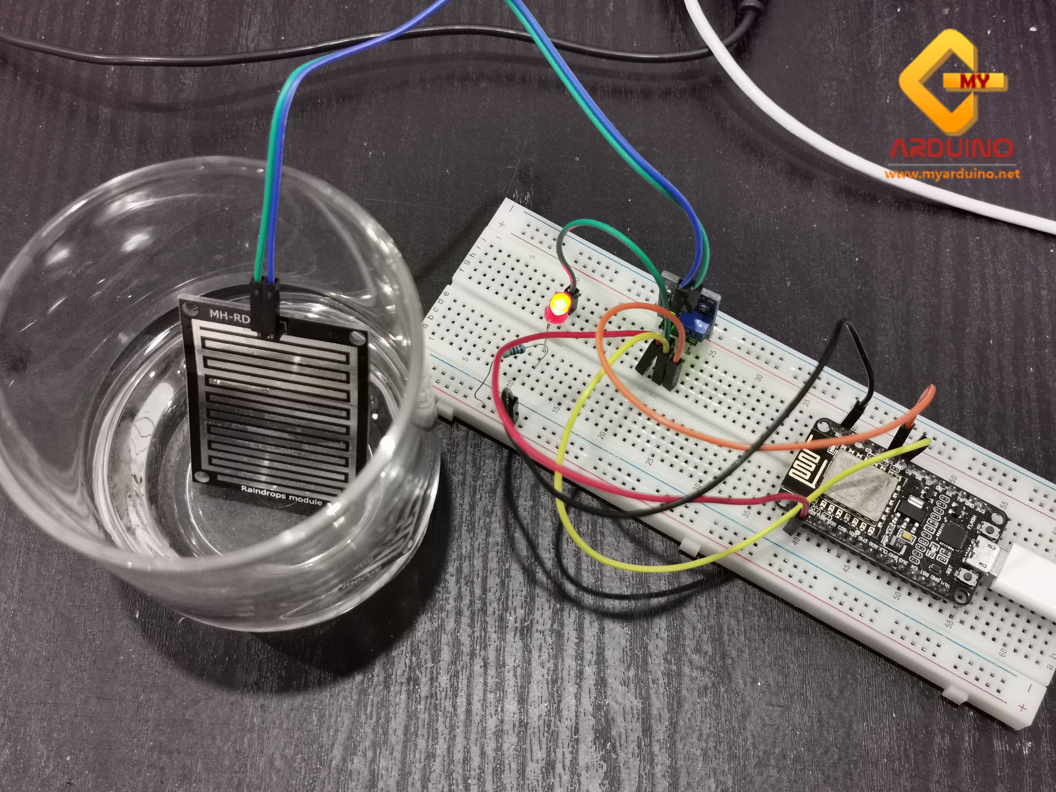 สอนใช้งาน Nodemcu Esp8266 เซ็นเซอร์ตรวจจับน้ำฝน วัดระดับน้ำ ขาย Arduino อุปกรณ์ Arduino คุณภาพ