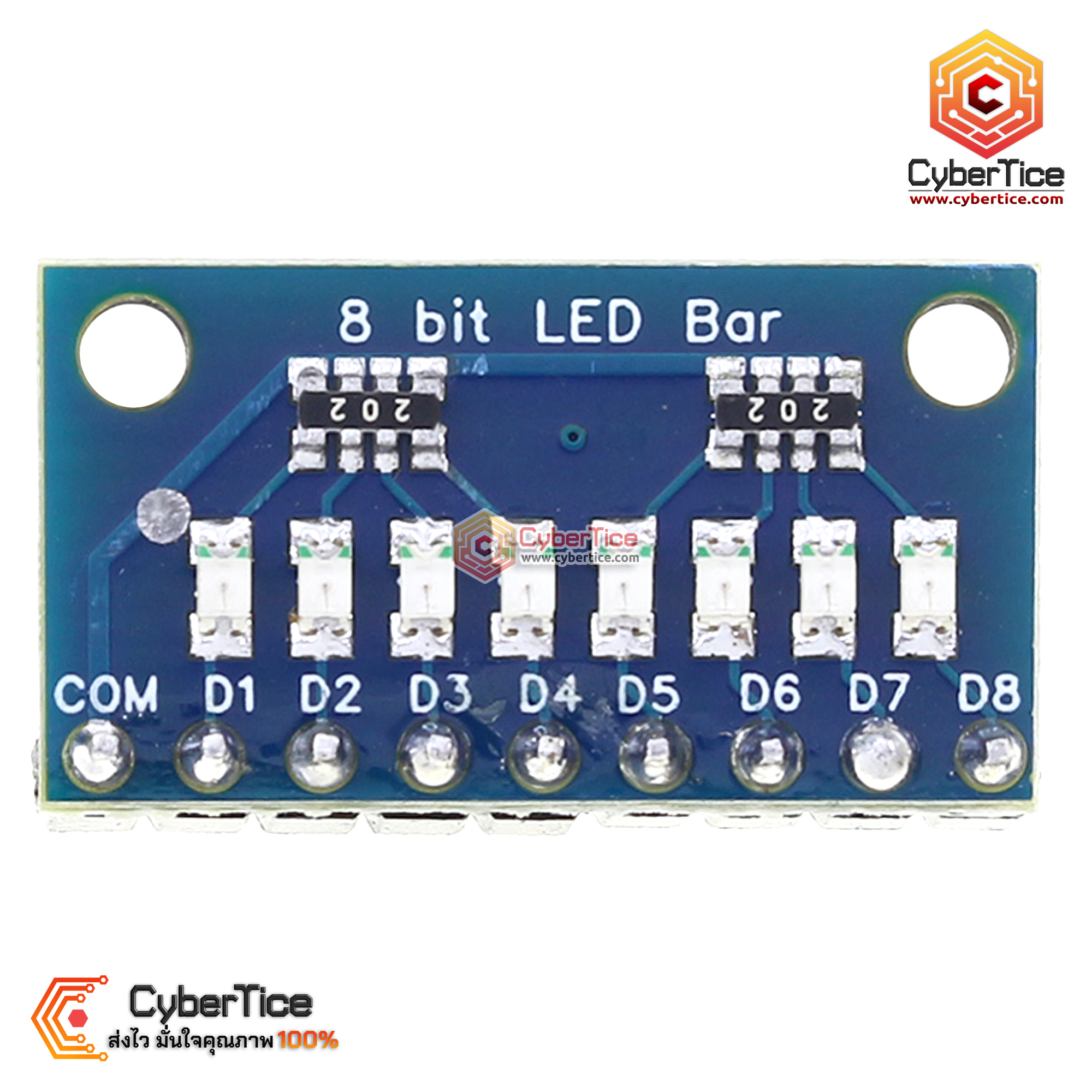 8 LED Bar LED Display Module Active HIGH 5V 3.3V สีแดง - ขาย Arduino อุปกรณ์ Arduino คุณภาพดี ...