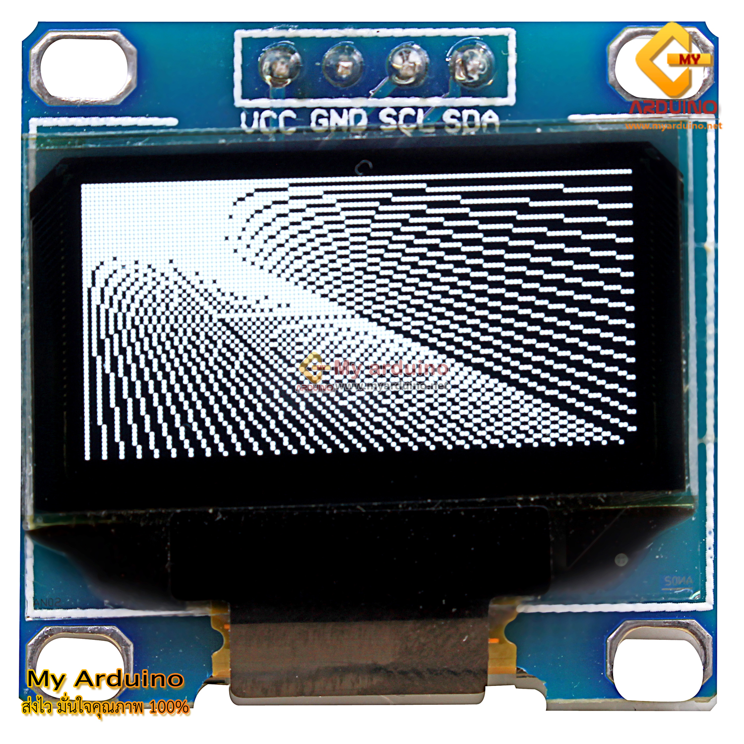 สอนใช้งาน Arduino จอแสดงผล Oled 128x64 แบบ I2c สีขาว ขาย Arduino อุปกรณ์ Arduino คุณภาพดี ราคา