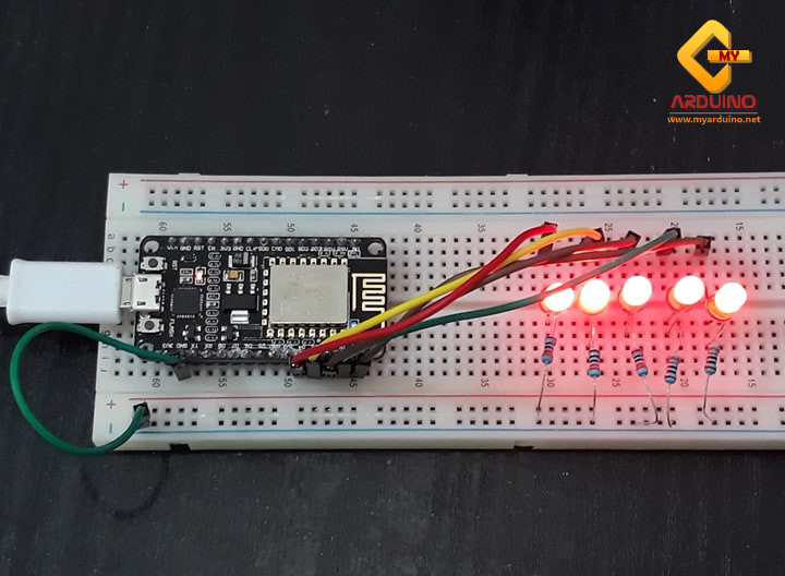สอนใช้งาน Nodemcu Esp8266 สัญญาณ Analog Output Pwm ควบคุมความสว่าง หรี่