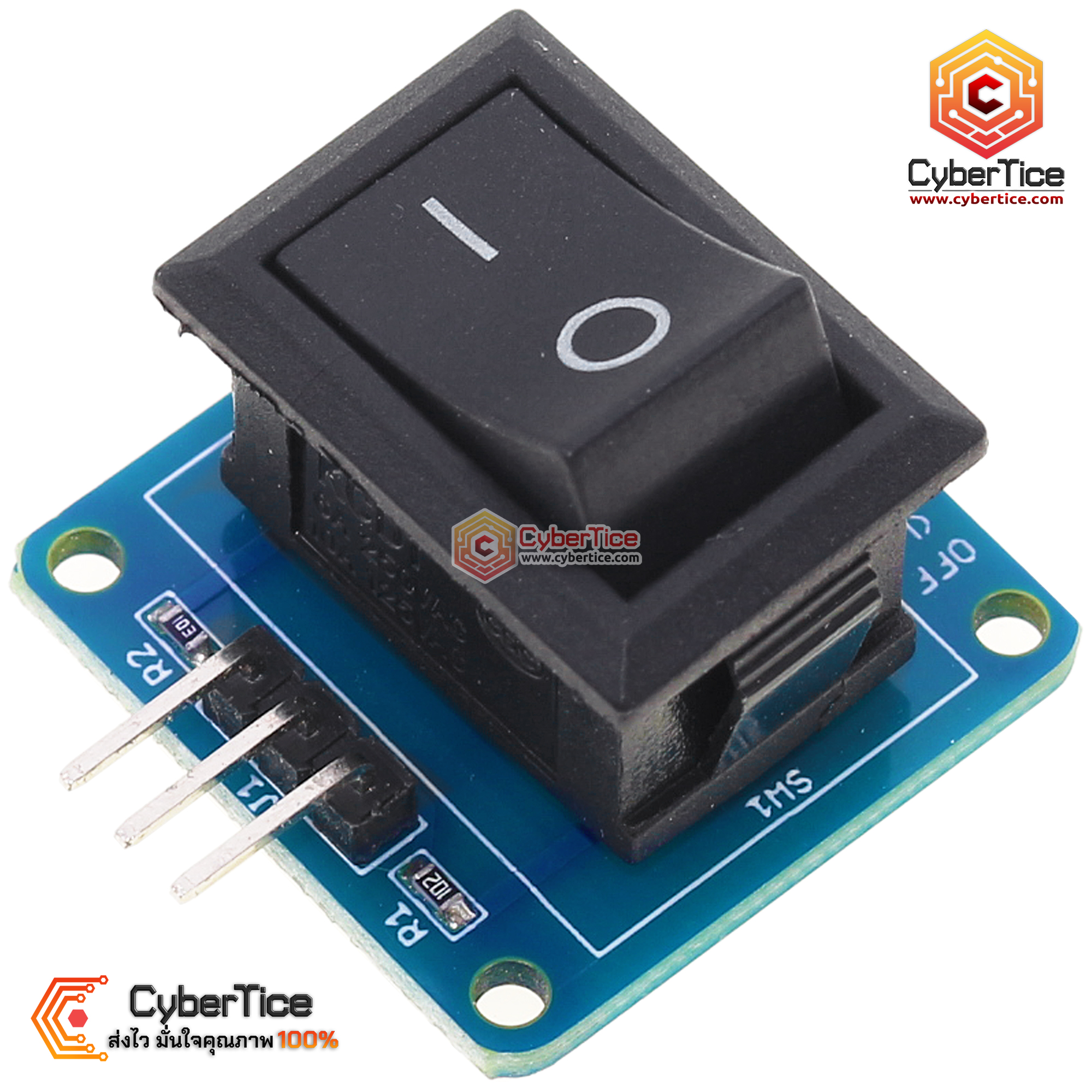 Arduino Rocker Switch building by Catalex โมดูลสวิตช์เปิดปิด - ขาย Arduino อุปกรณ์ Arduino ...