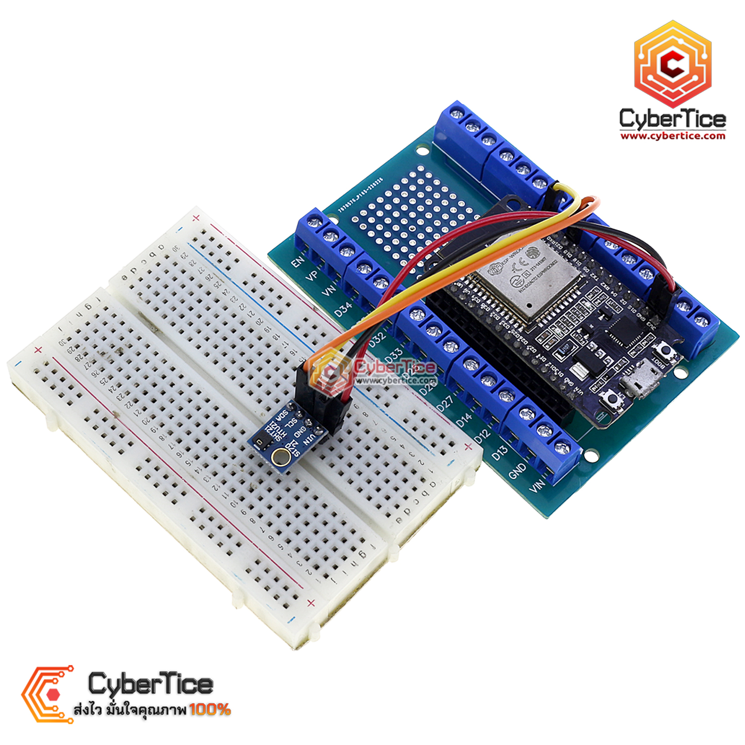 สอนใช้งาน ESP32 SHT21 GY-21 เซ็นเซอร์ความชื้นและอุณหภูมิ Digital Humidity and Temperature Sensor ...