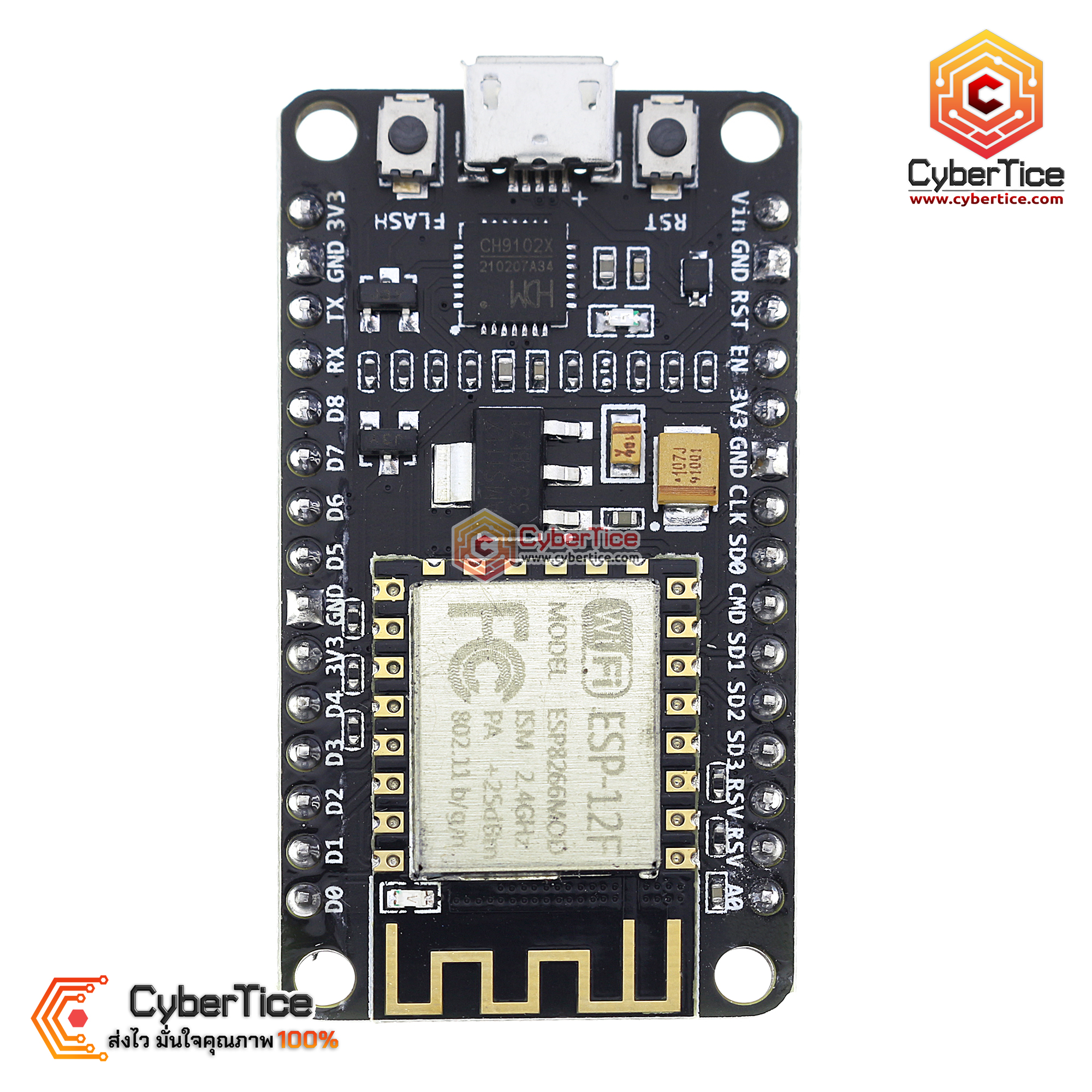 Nodemcu Esp8266 V2 Ch9102 Lua Wifi Based Esp8266 12fn ขาย Arduino 2167