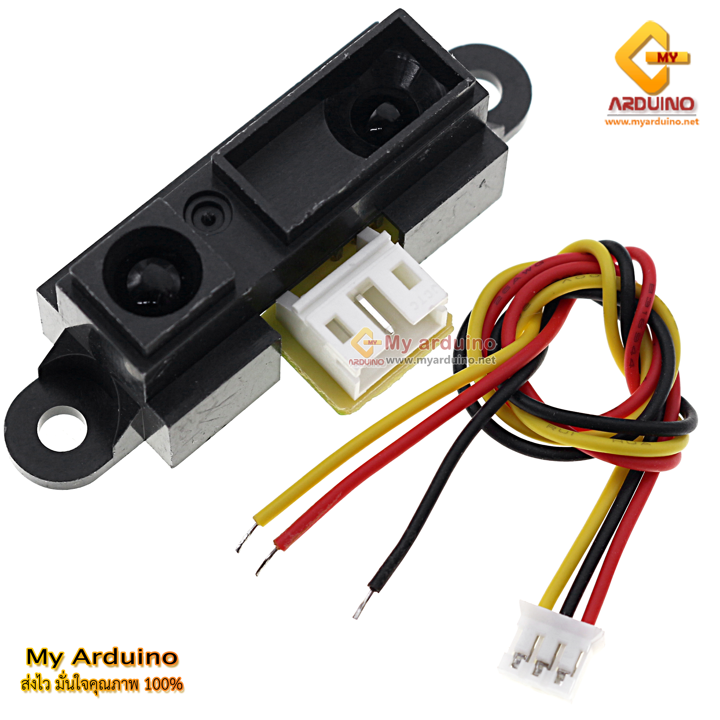 GP2Y0A41SK0F Infrared Sensor เซนเซอร์วัดระยะทาง 4cm - 30cm - ขาย ...