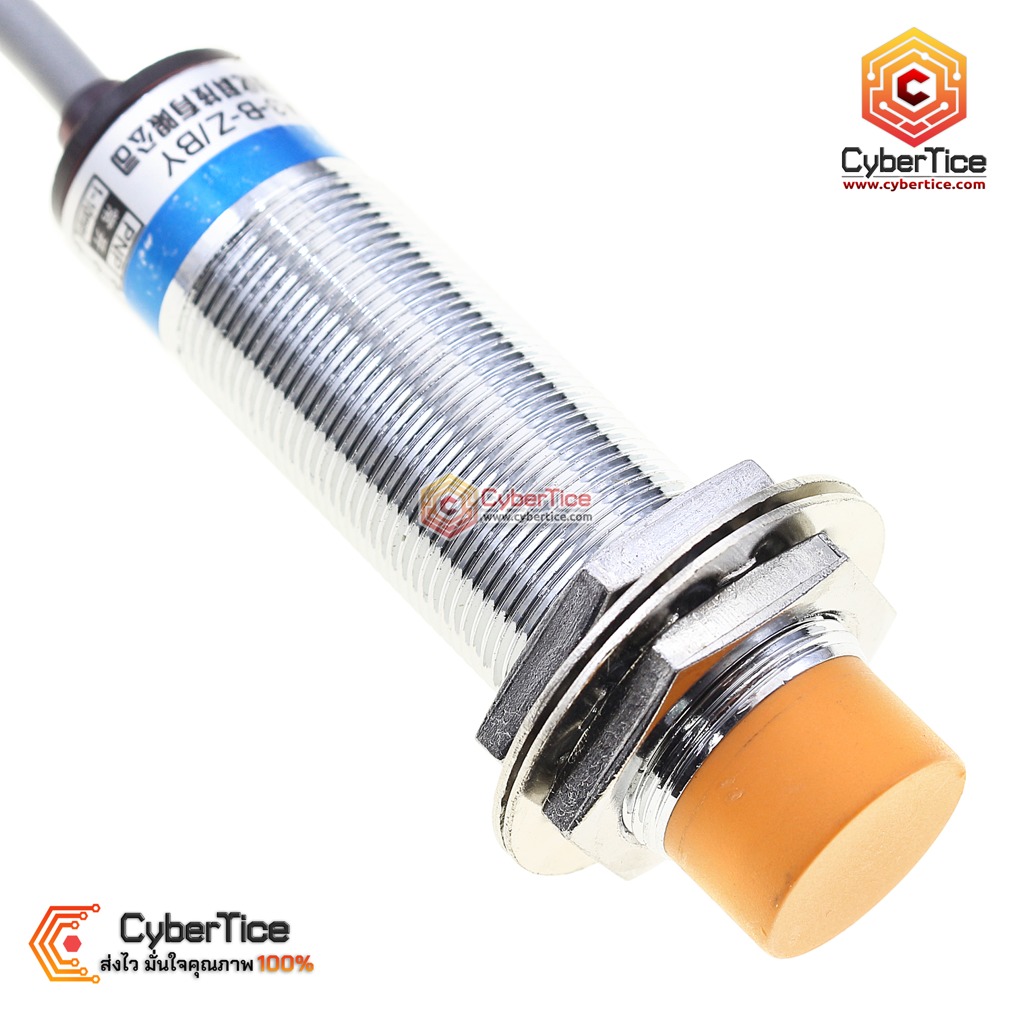 LJC18A3-B-Z/BY PNP Capacitive Proximity Sensor M18 เซ็นเซอร์ตรวจจับ ...