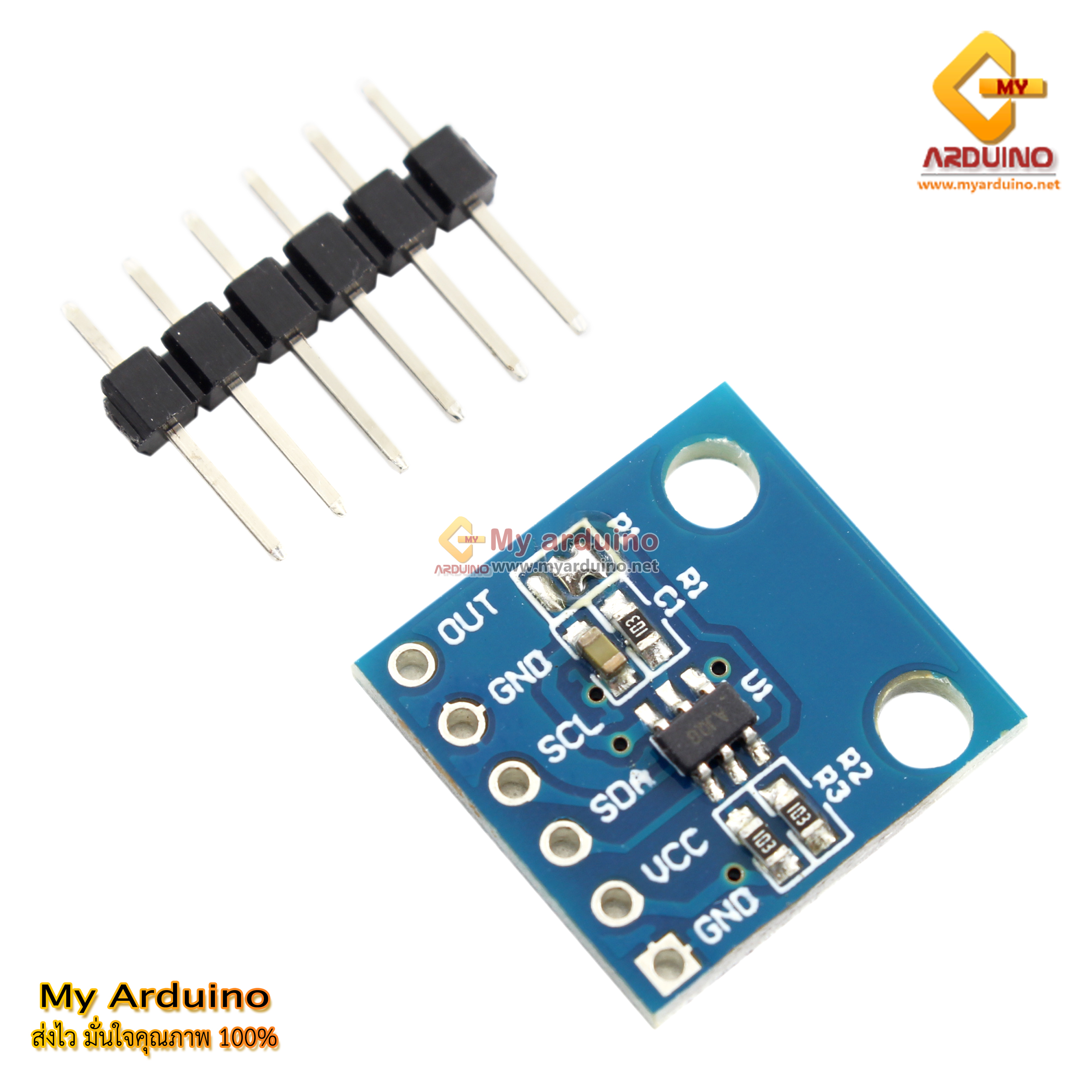 MCP4725 I2C Digital to Analog DAC Breakout Boards - ขาย Arduino อุปกรณ์ Arduino คุณภาพดี ราคาถูก ...