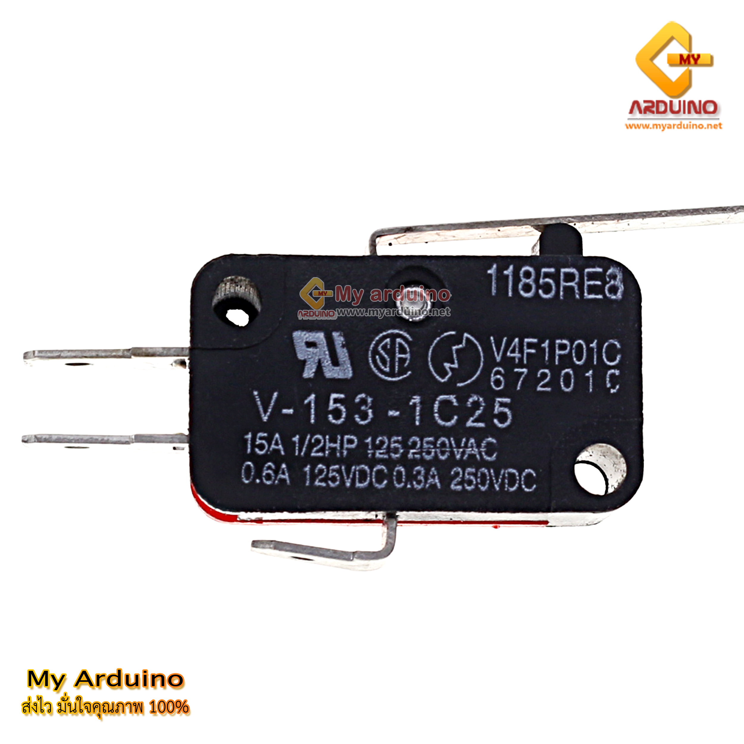 Micro Switch Limit Switch ไมโครสวิตช์ แบบยาว 50mm V-153-1C25 - ขาย ...