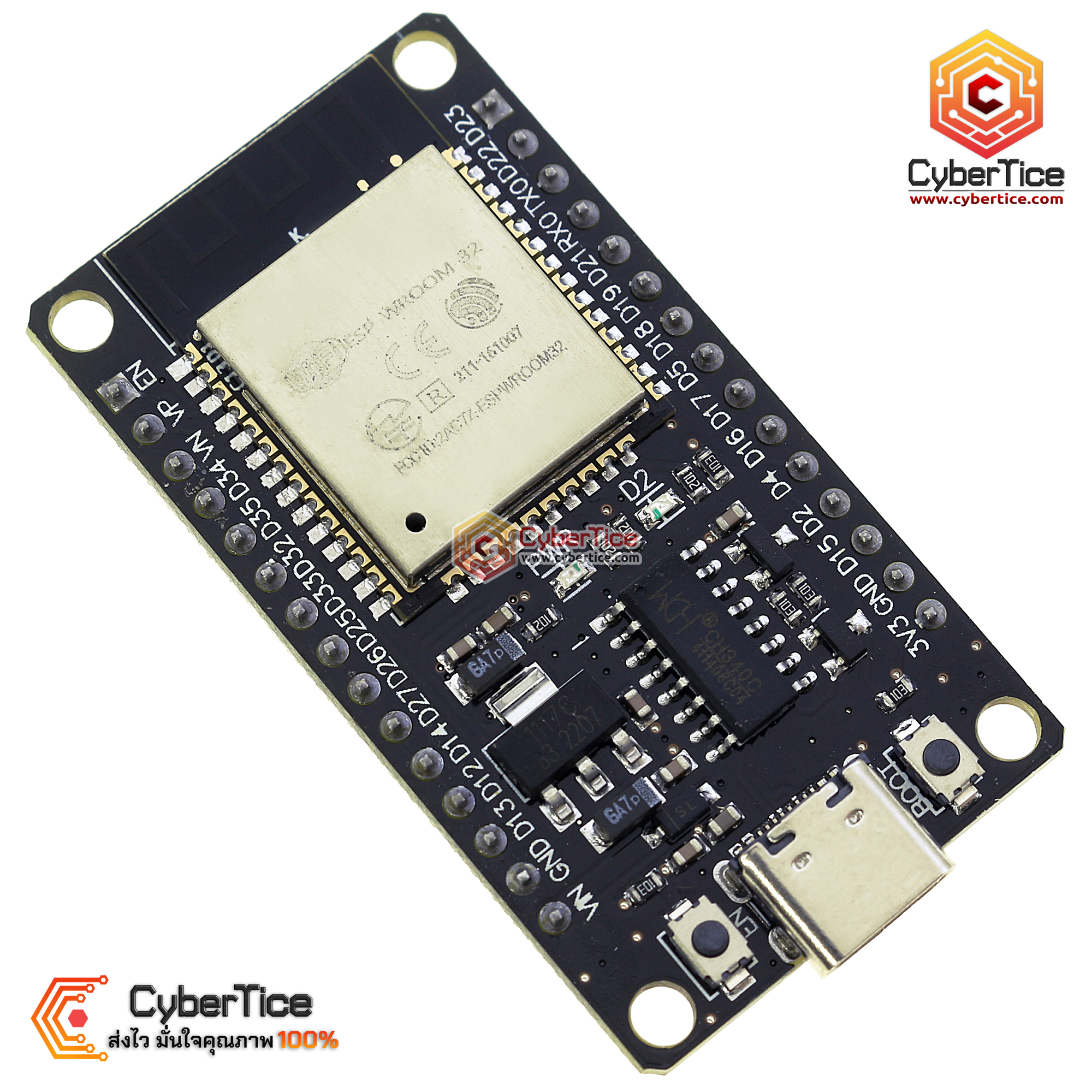 ESP32 NodeMCU ESP-WROOM-32 Wi-Fi and Bluetooth Module Dual Core ...