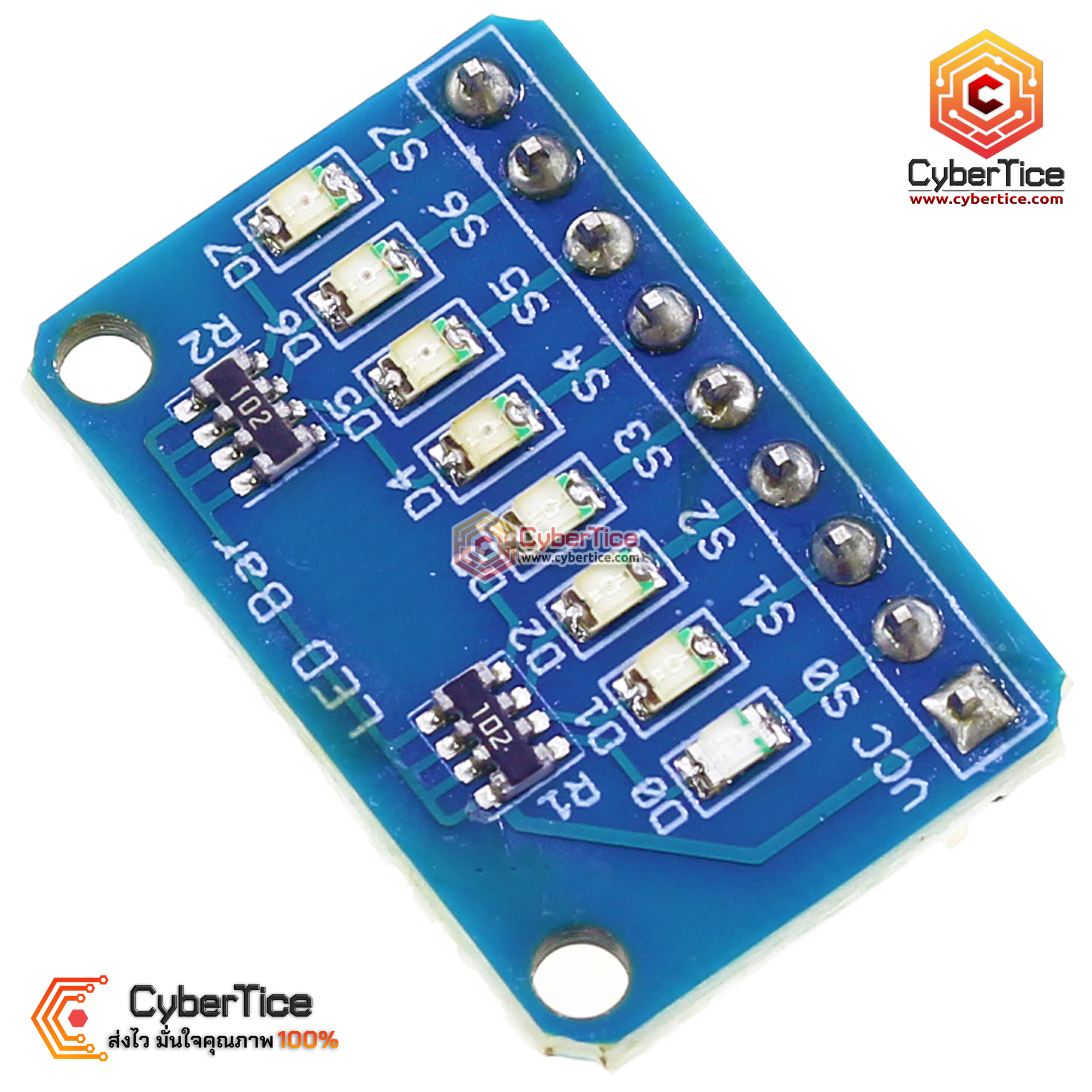 8 LED 8 Bar Marquee LED Display Module 4 สี - ขาย Arduino อุปกรณ์ ...