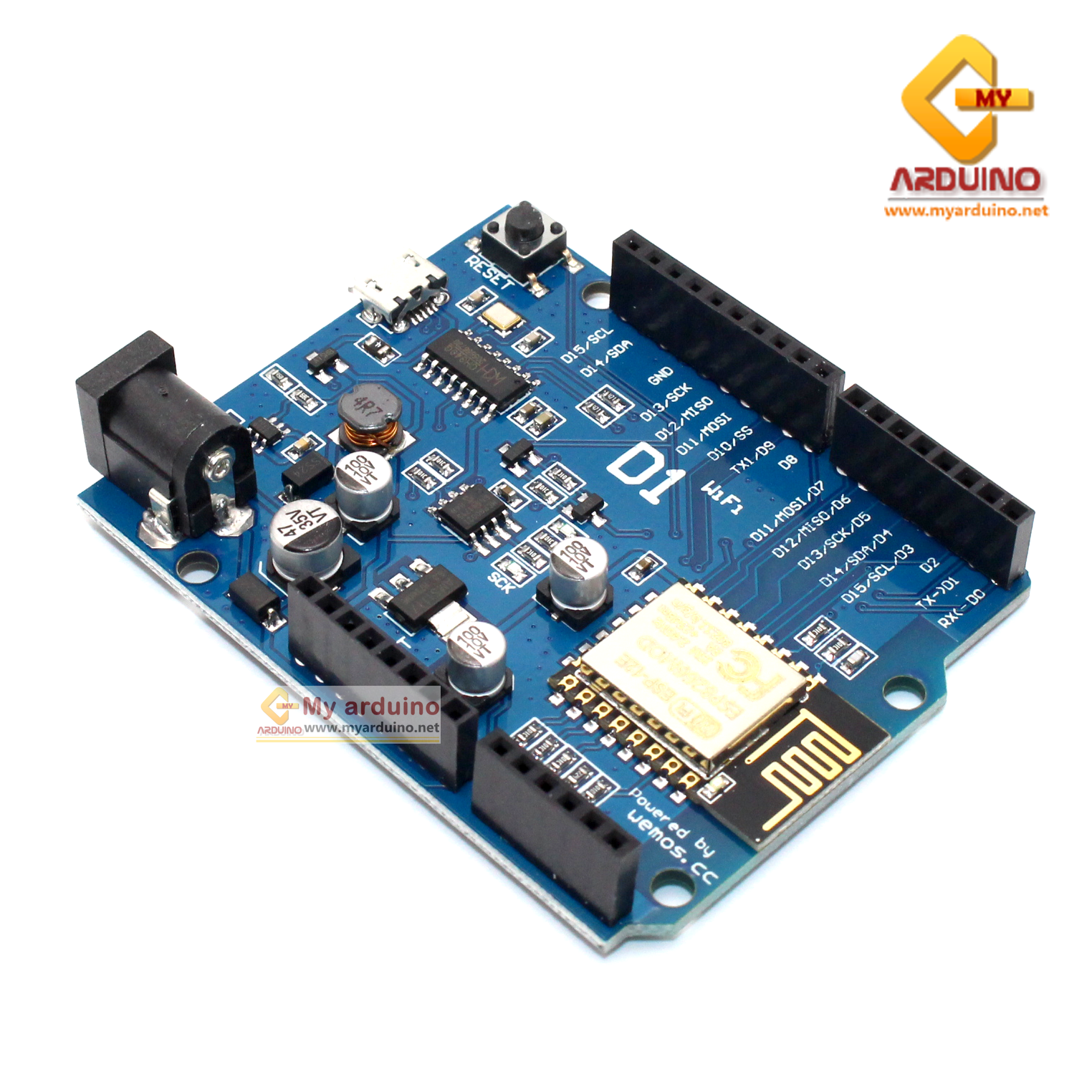 WeMos D1 Arduino WiFi UNO board ESP8266 Arduino IDE - ขาย Arduino อุปกรณ์ Arduino คุณภาพดี ราคา ...